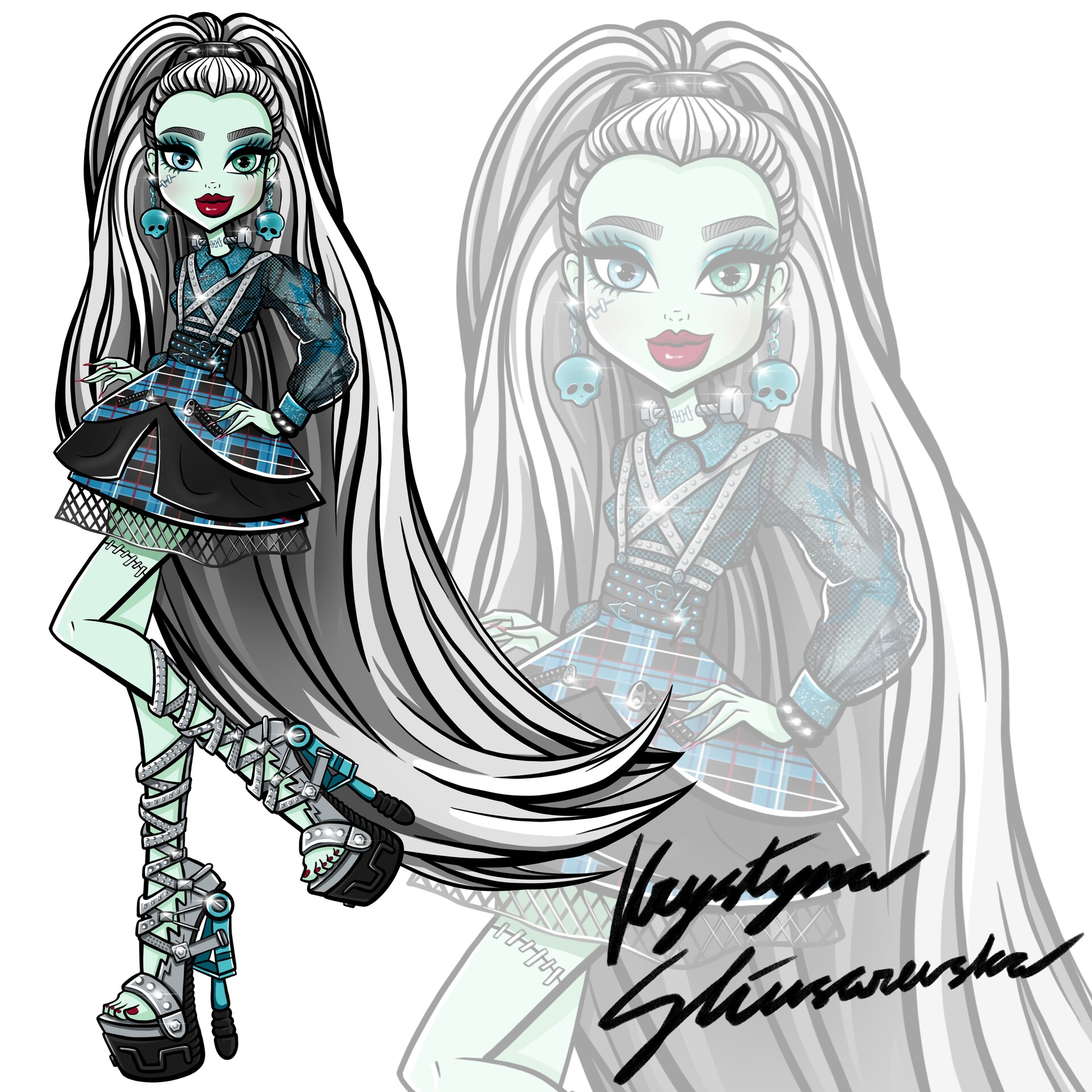 ArtStation - Monster high Haunt Couture fanart