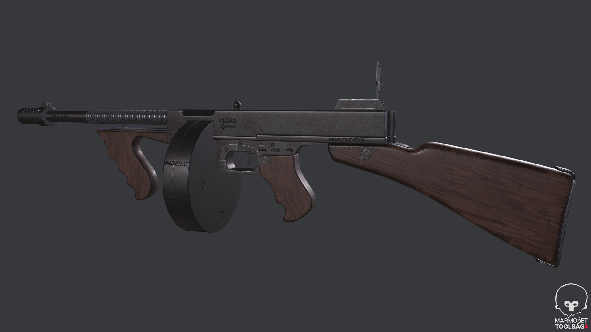 ArtStation - Thompson Gun