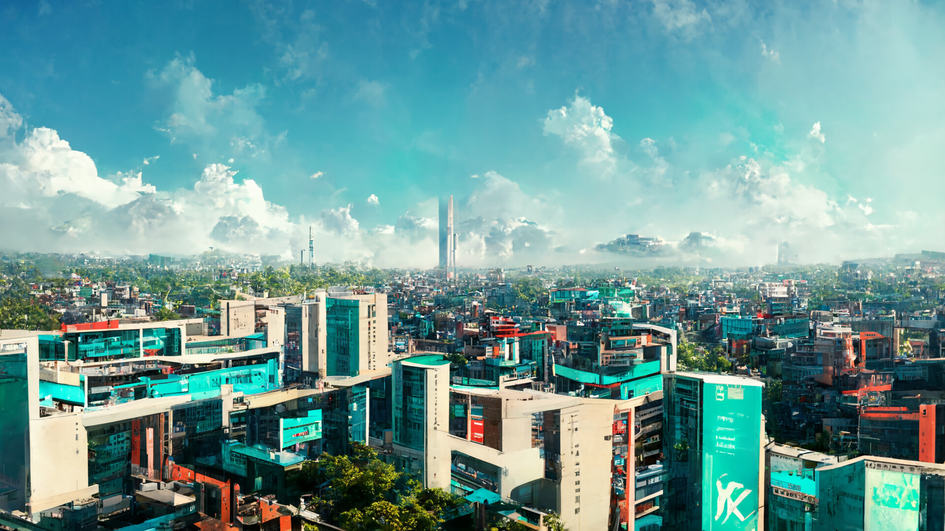 ArtStation - Conceptual art of Kathmandu city in future