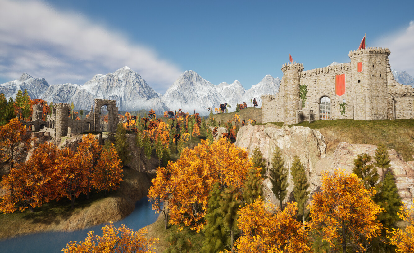 ArtStation - Castle & Ruins - Unreal Engine 5 Environment