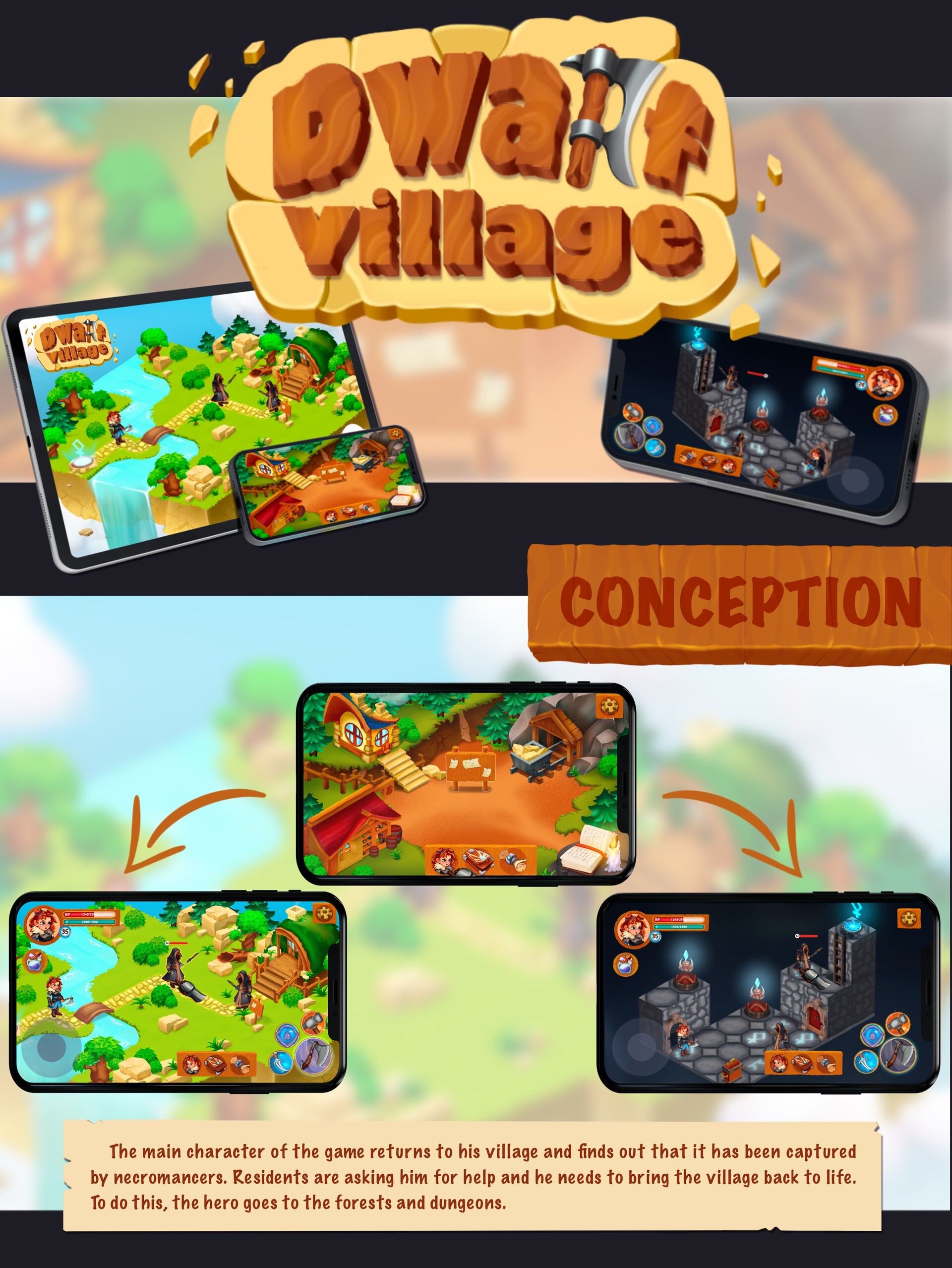 ArtStation - Dwarf Village