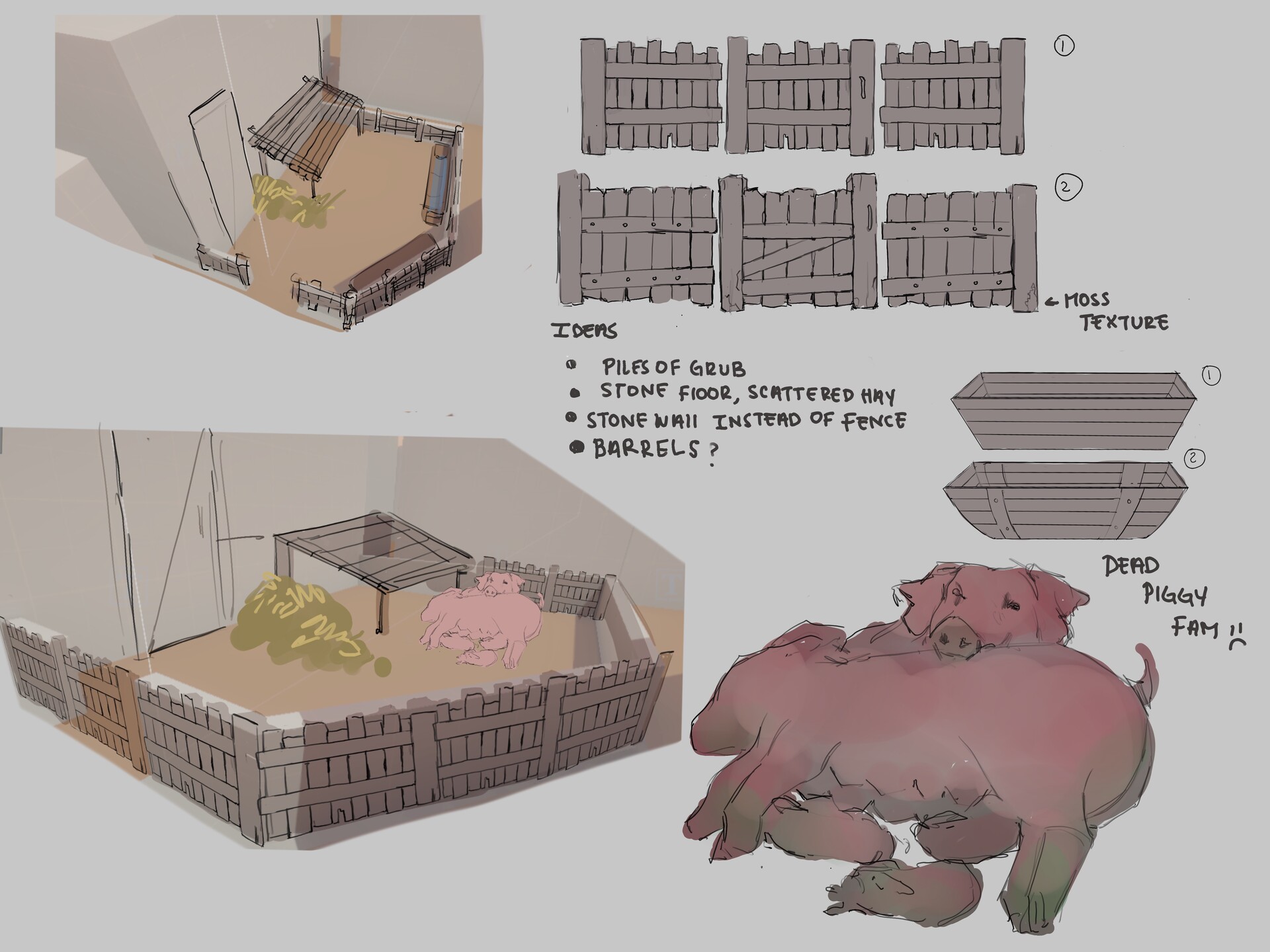 Briana Valdez - Concept Art for Pestilence