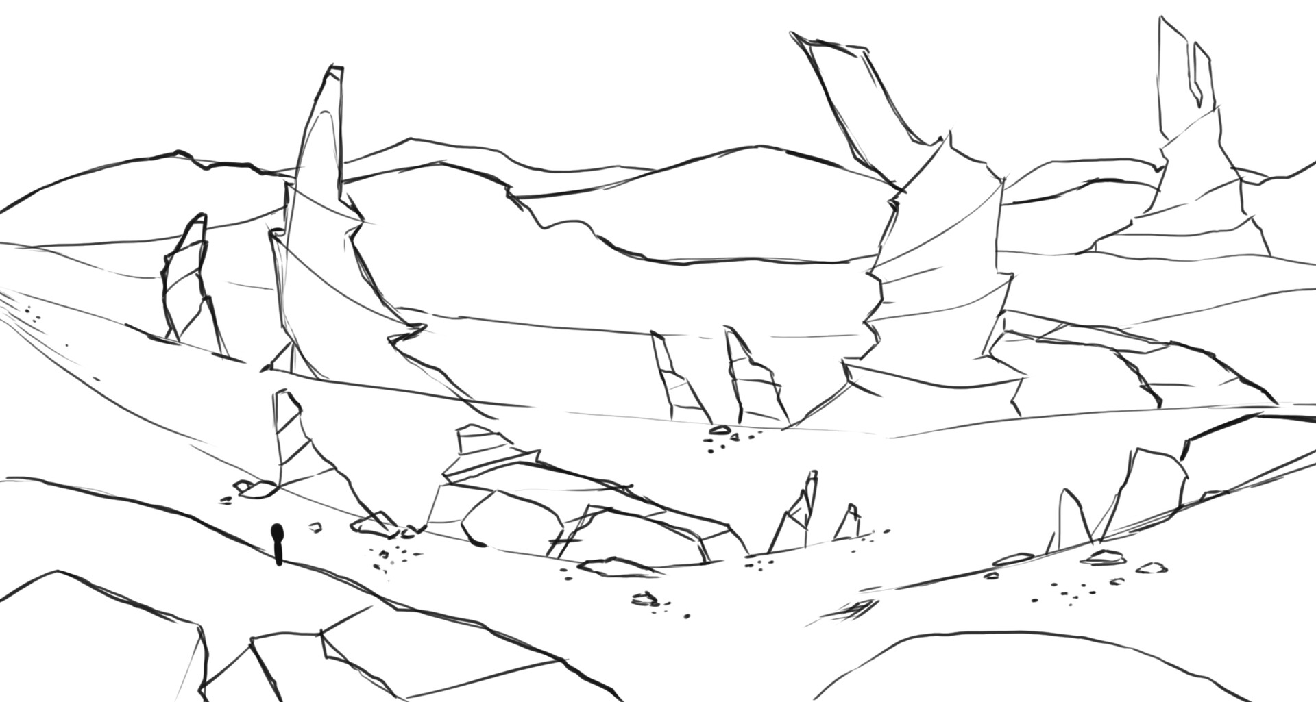 Steve Byrne - Landscape Grayscale Studies