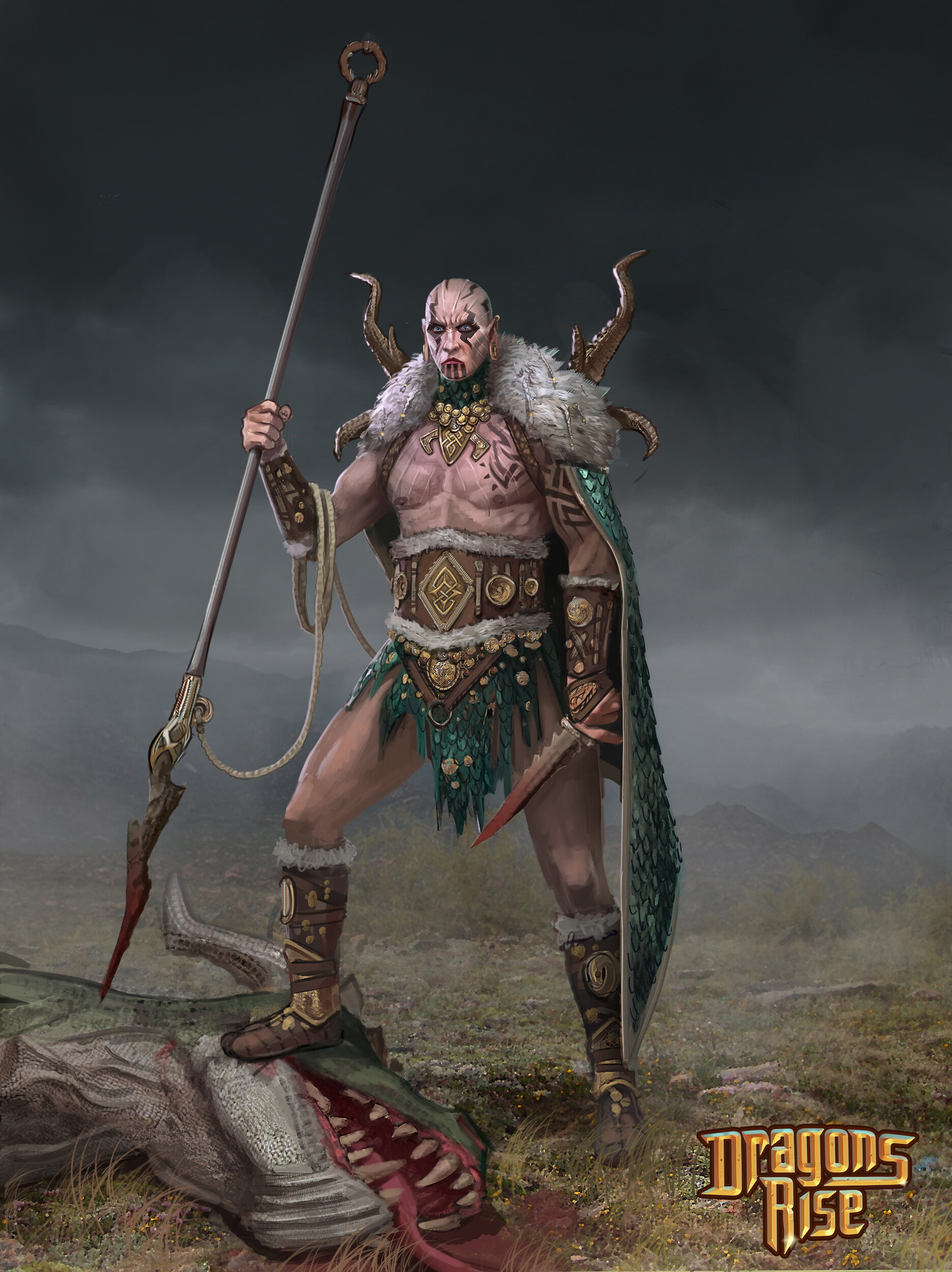 ArtStation - monster hunter "Dragon rise"