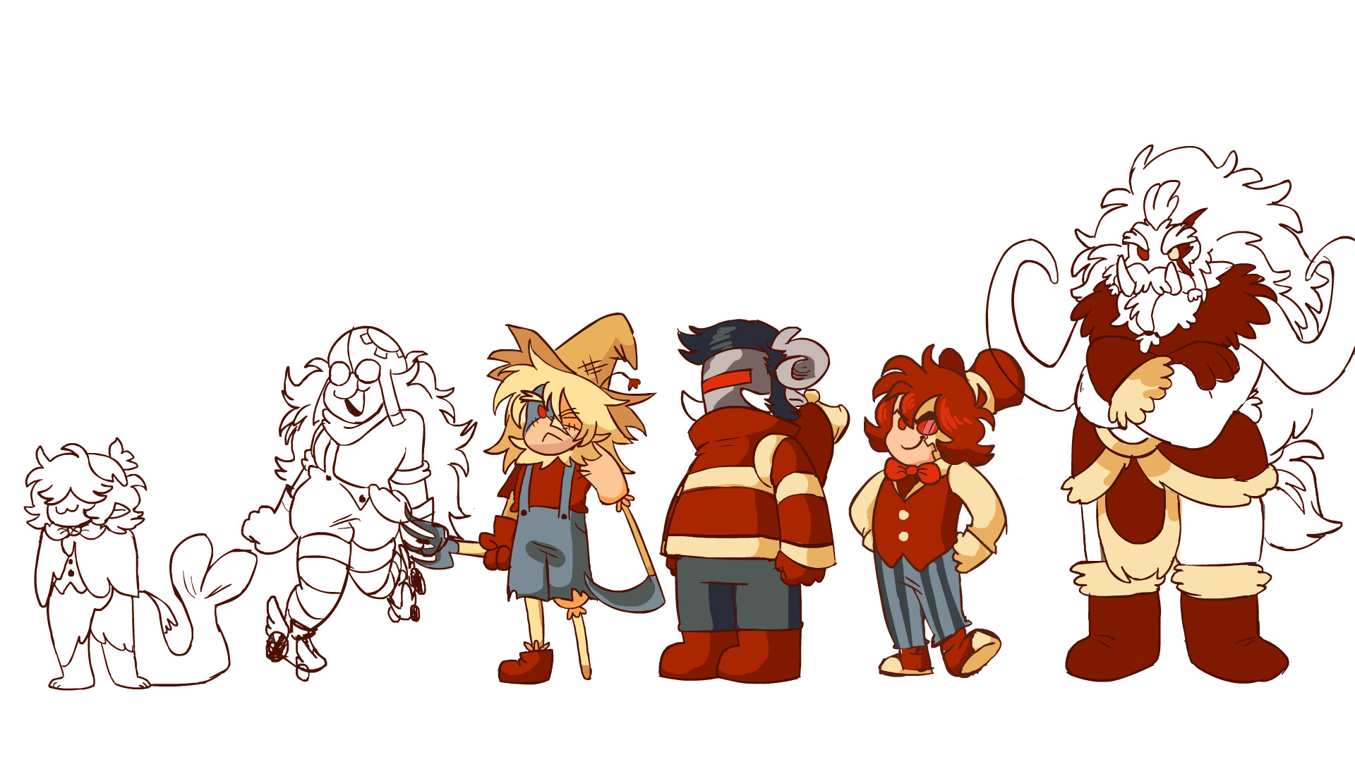 ArtStation - Characters Idle 2D Animation