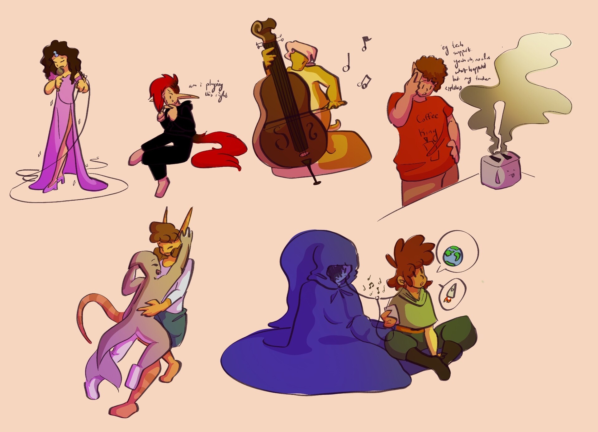 ArtStation - Concept Page - StarBright Characters