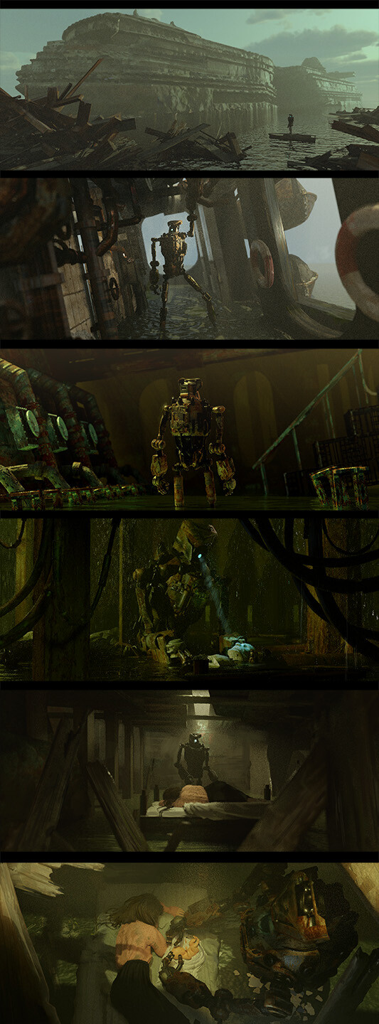 ArtStation - Key Frames using Blender