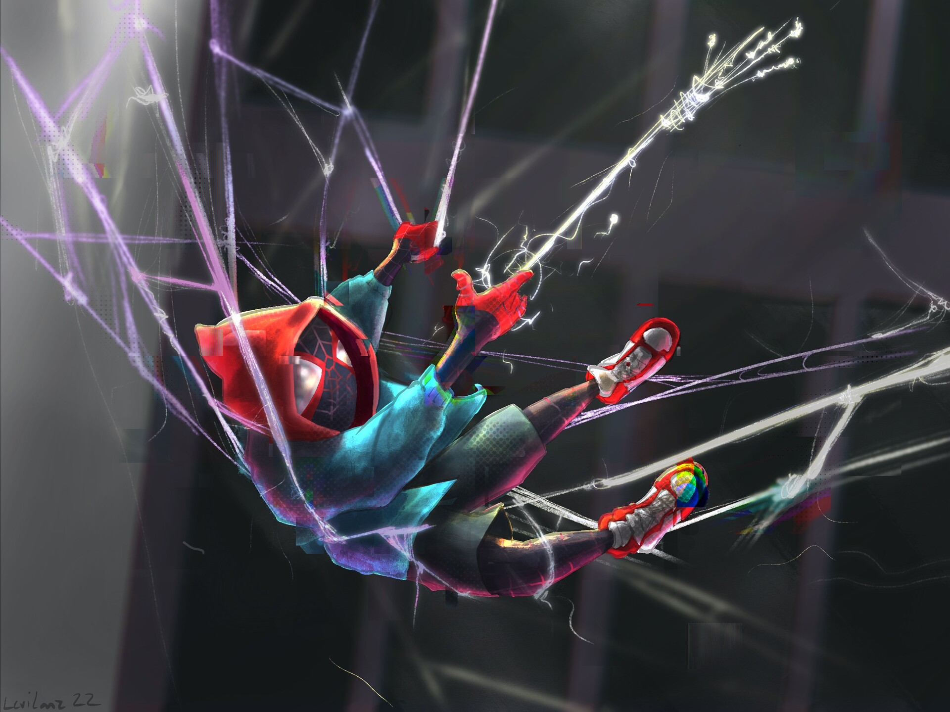 ArtStation - Spidey falling