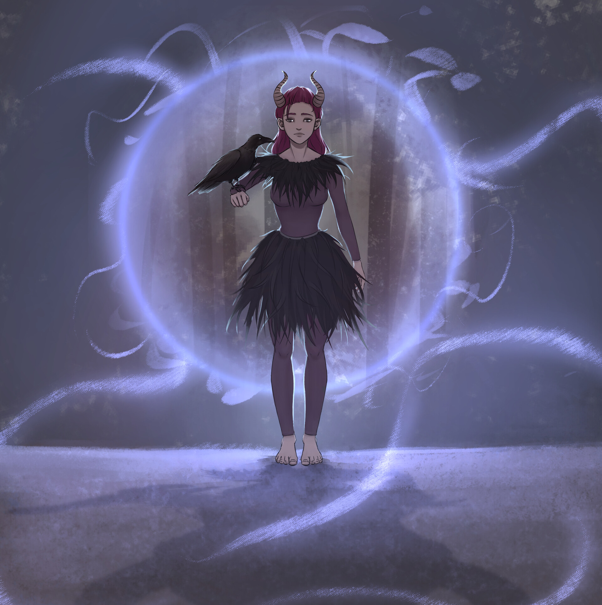 ArtStation - My DnD character illustration