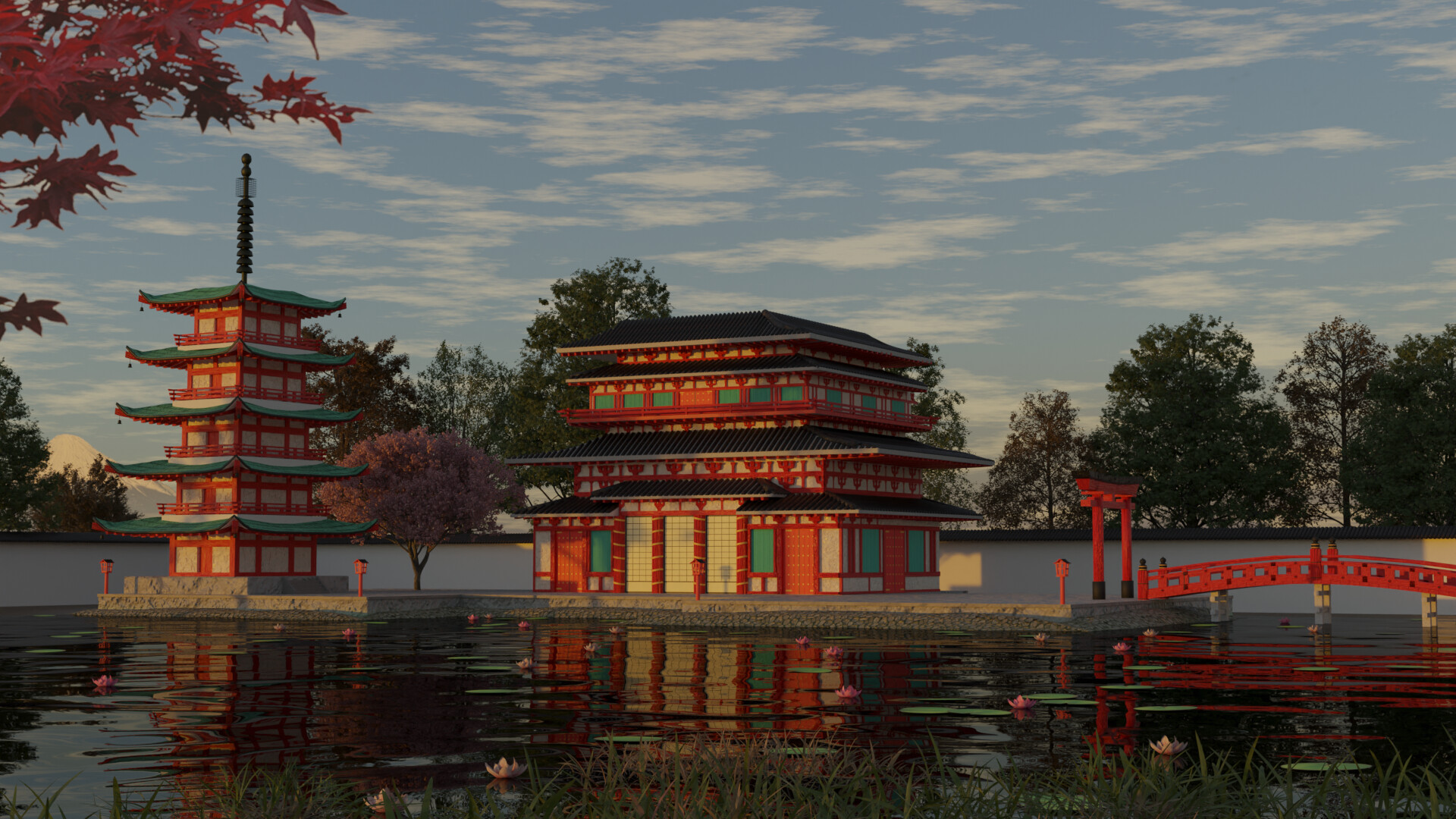 ArtStation - Japanese architecture