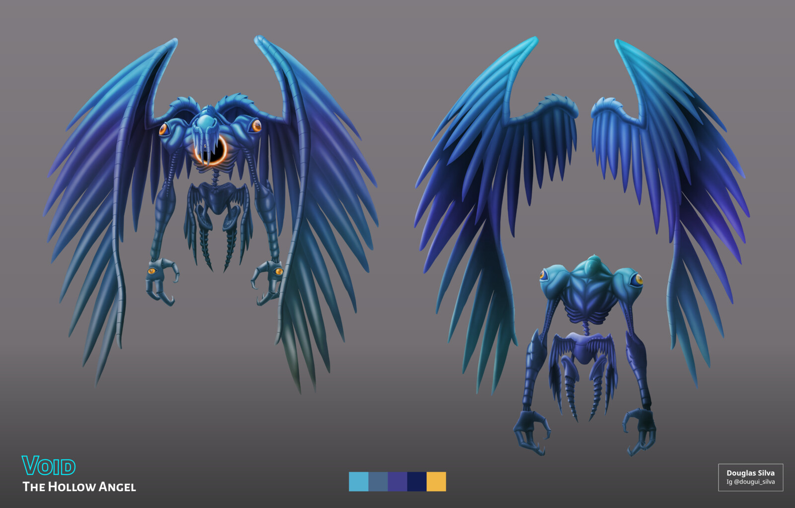 Douglas Silva - Void - The Hollow Angel | Character Design