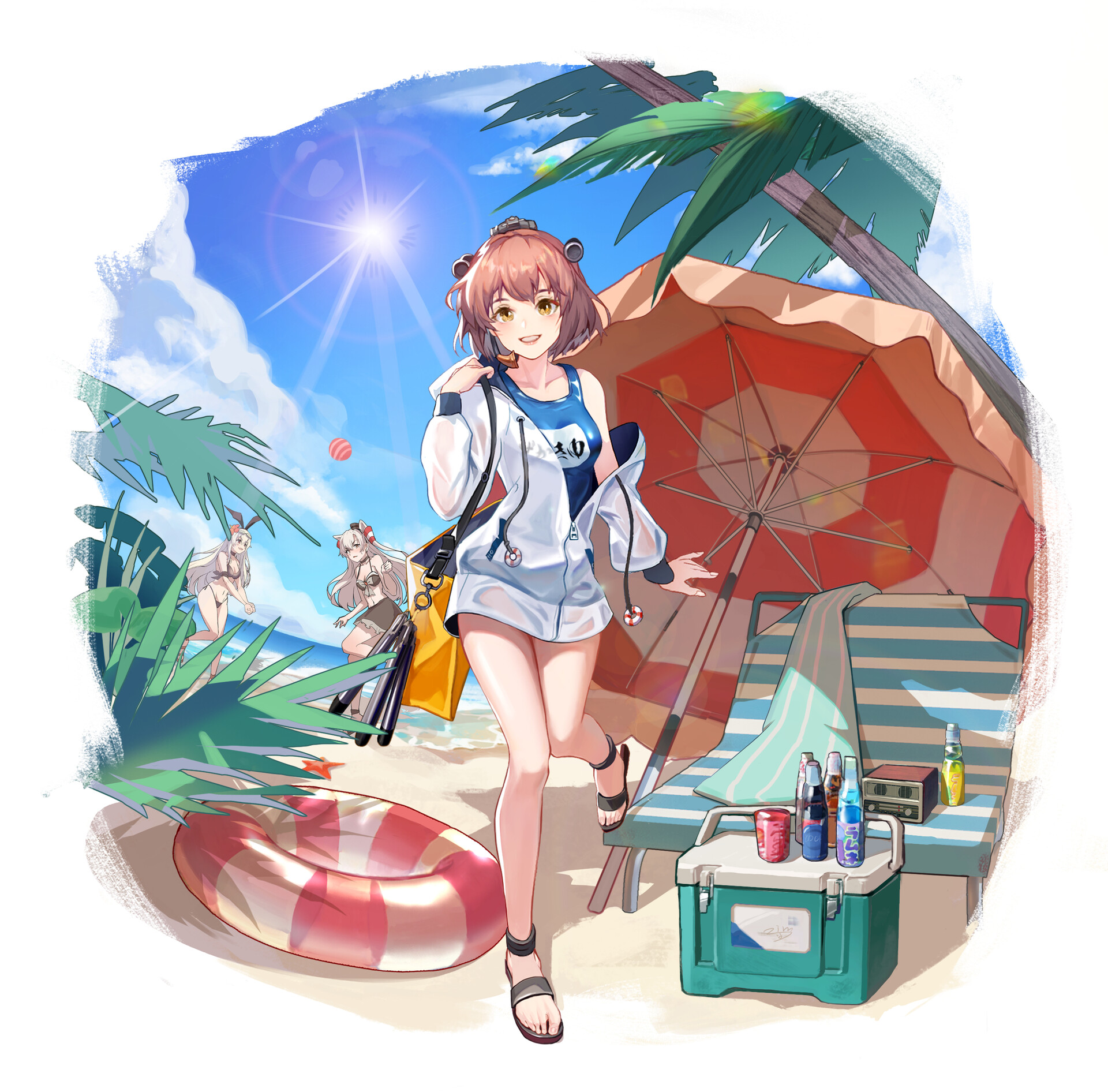 ArtStation - Yukikaze summer.ver