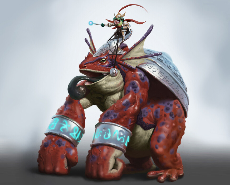 ArtStation - Guardian of the Kingdom of Frog