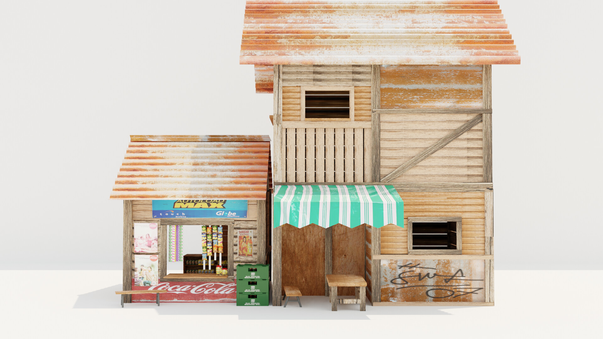 House With Sari Sari Store Design