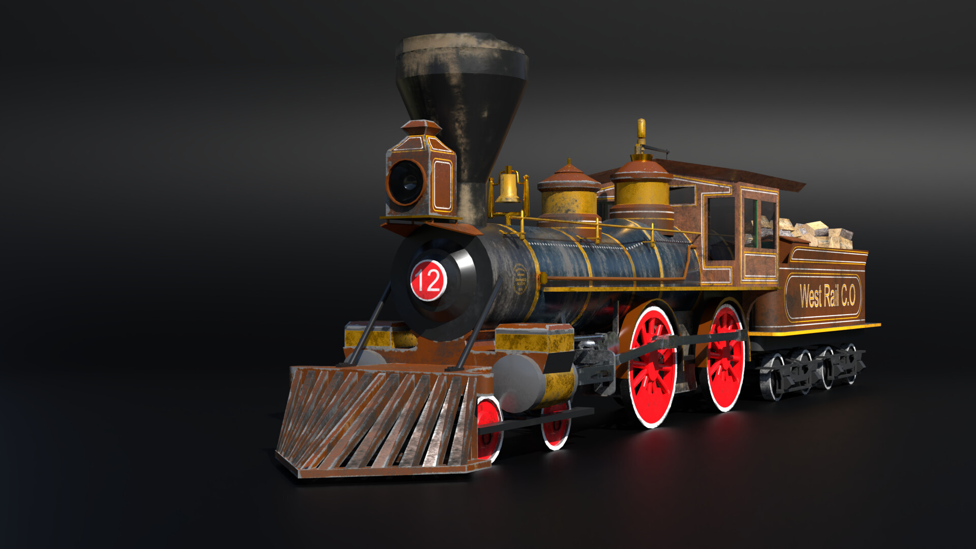 ArtStation - Old West Steam Train