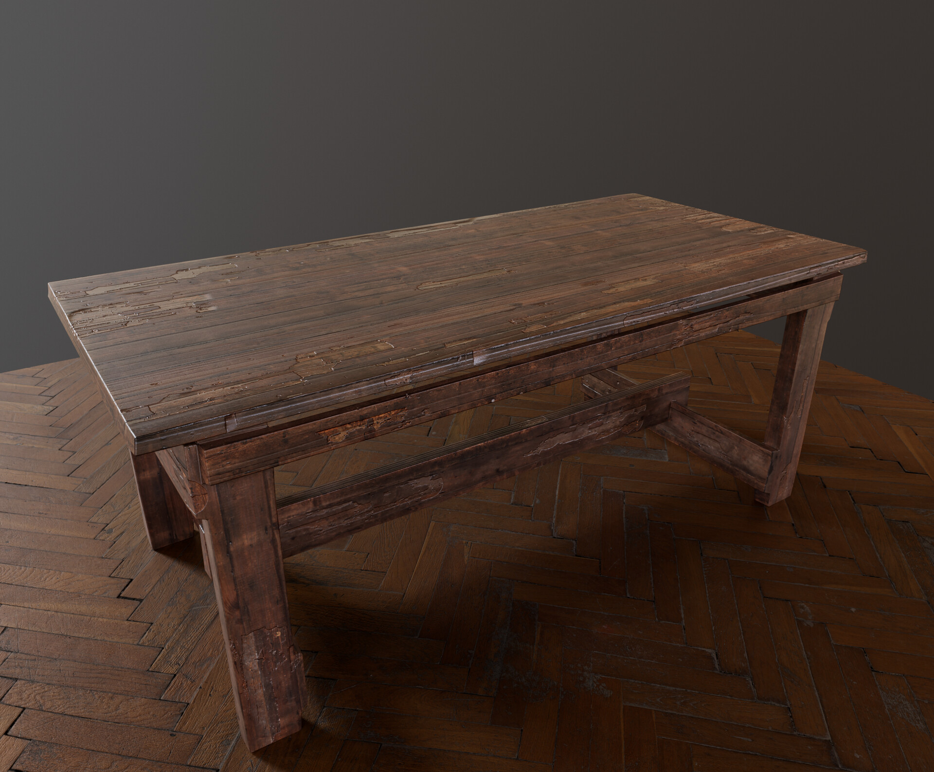 ArtStation - Wood old table