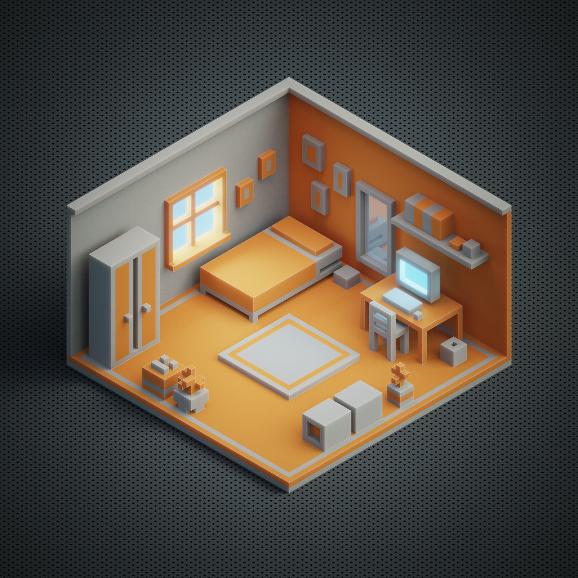 ArtStation - An old room revisited