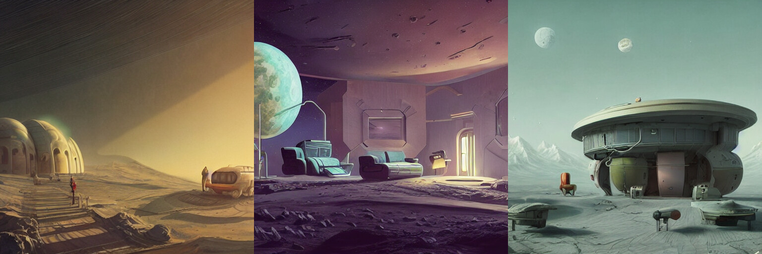 ArtStation - Sci-fi Other Worlds Series 001 [stable diffusion]