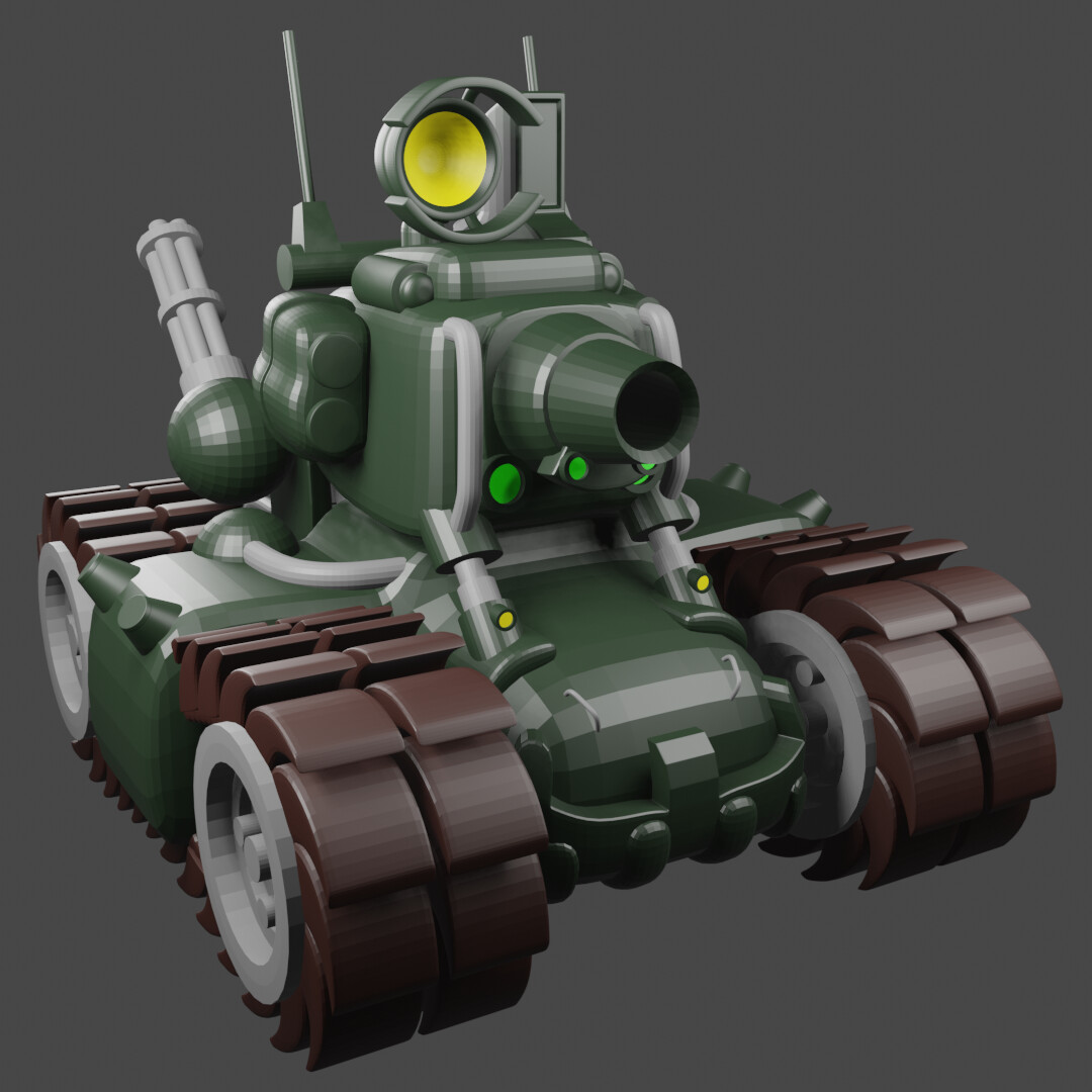 ArtStation - Super vehicle 001 - Metal Slug