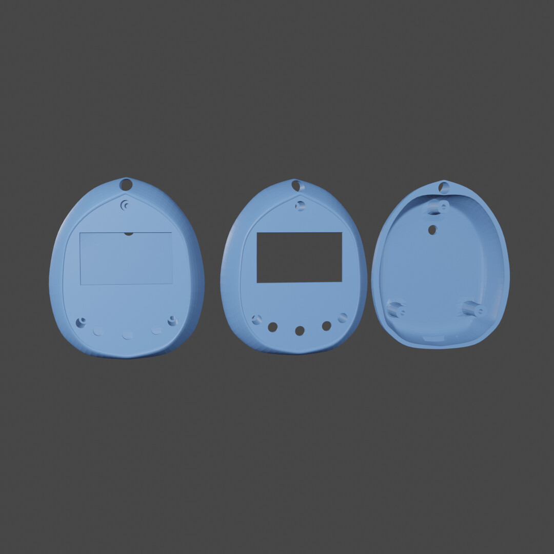 ArtStation - Tamagotchi shell para Impresion 3D
