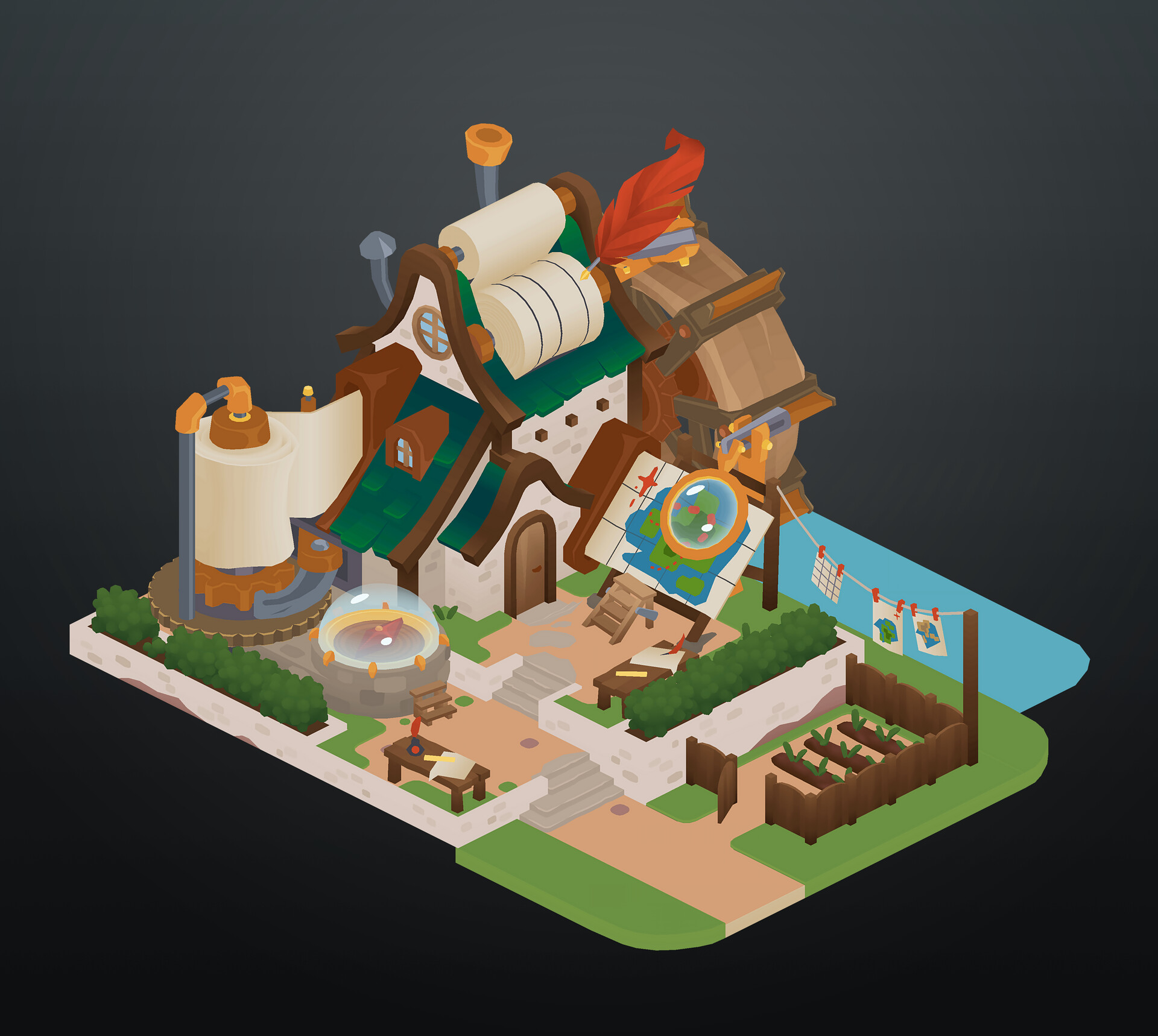 ArtStation - Cartographer's House