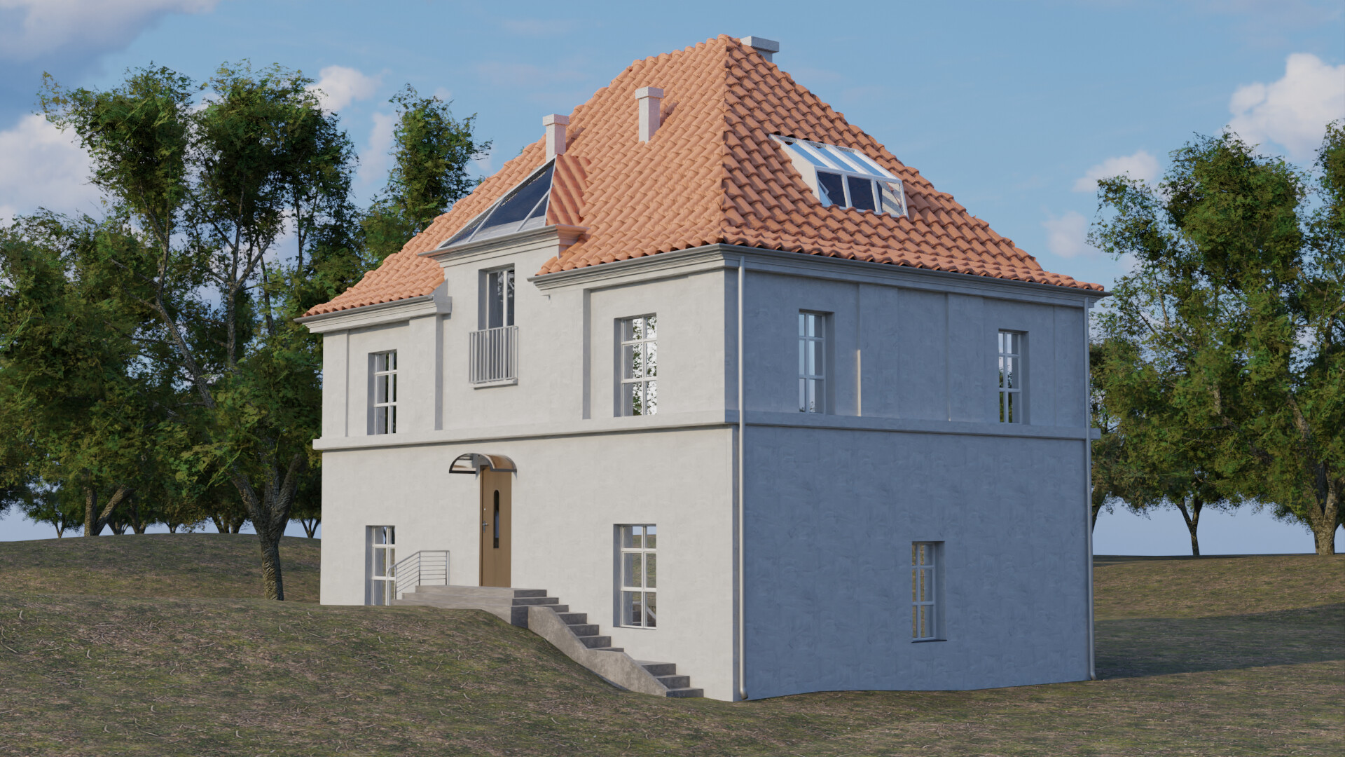 ArtStation - Visualization of the house