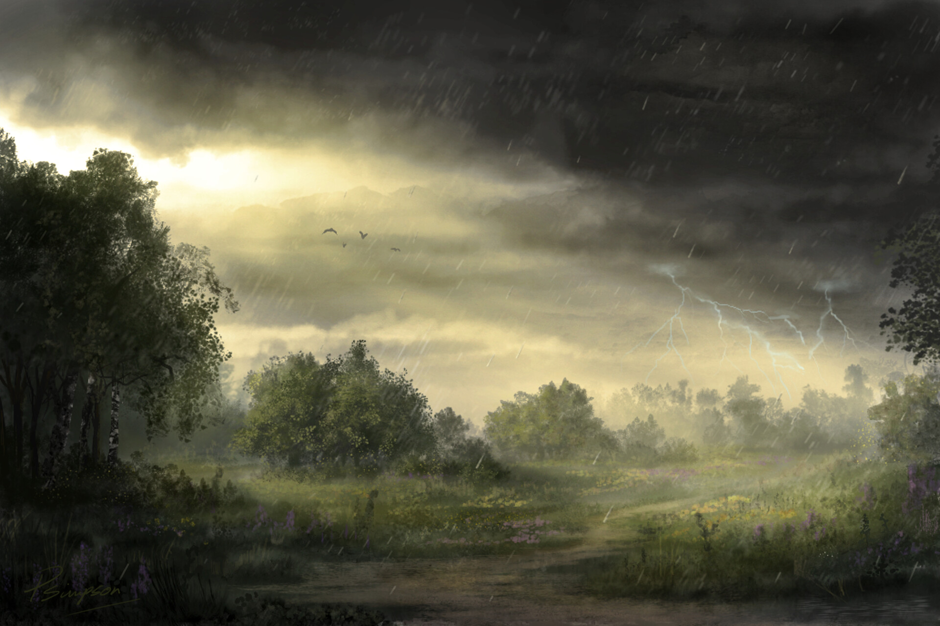 ArtStation - Summer Storm