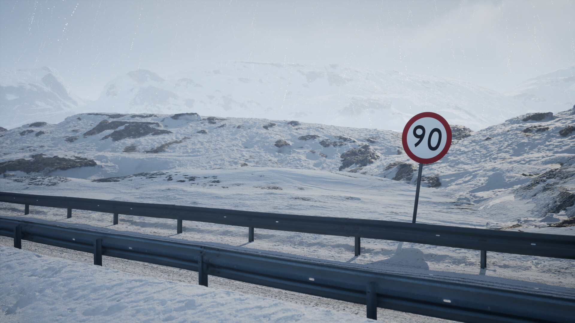 ArtStation - Snow Road