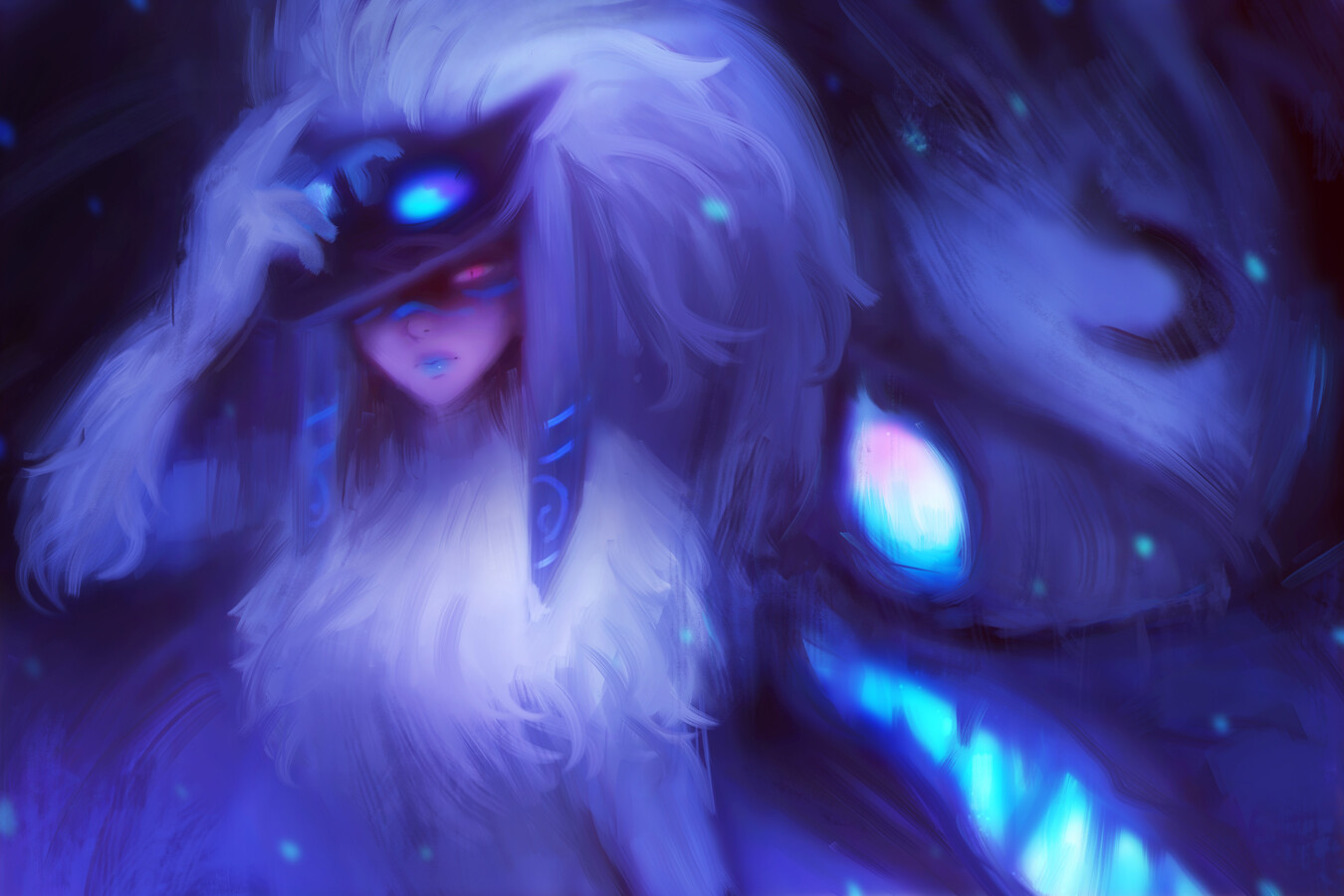 ArtStation - Kindred (League of Legends - COMMISSION)