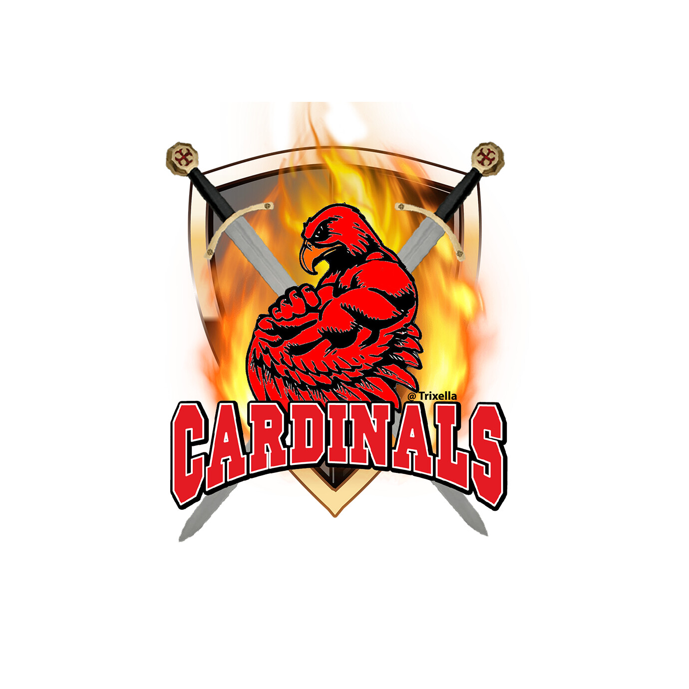 ArtStation - Cardinals Logo By: Trixella