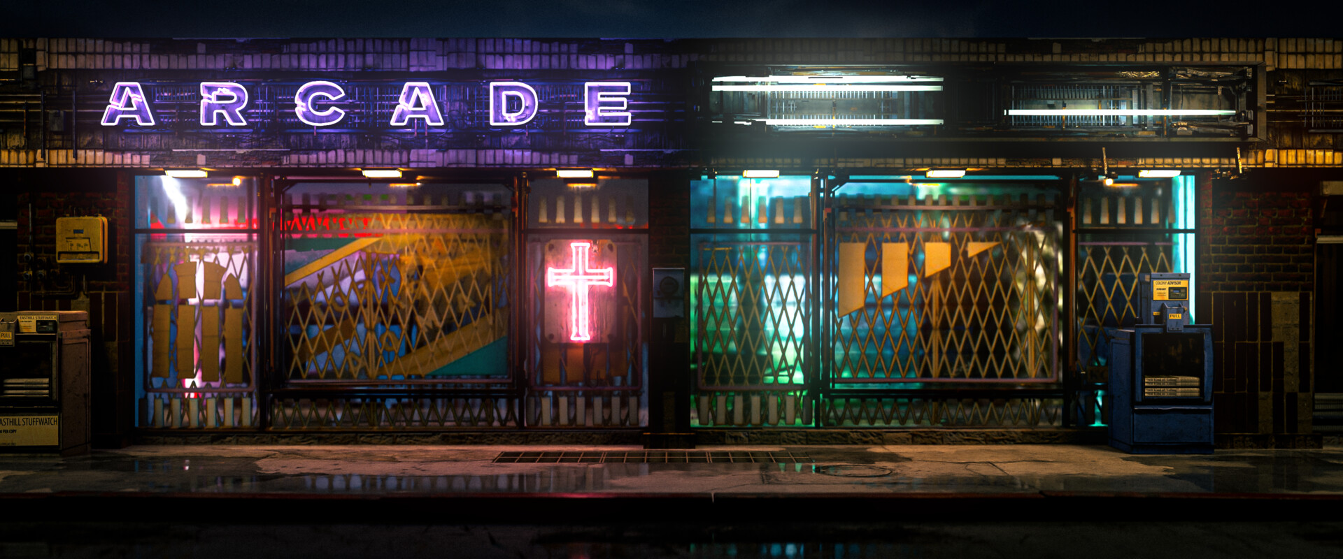 Chris Valle - Arcade render