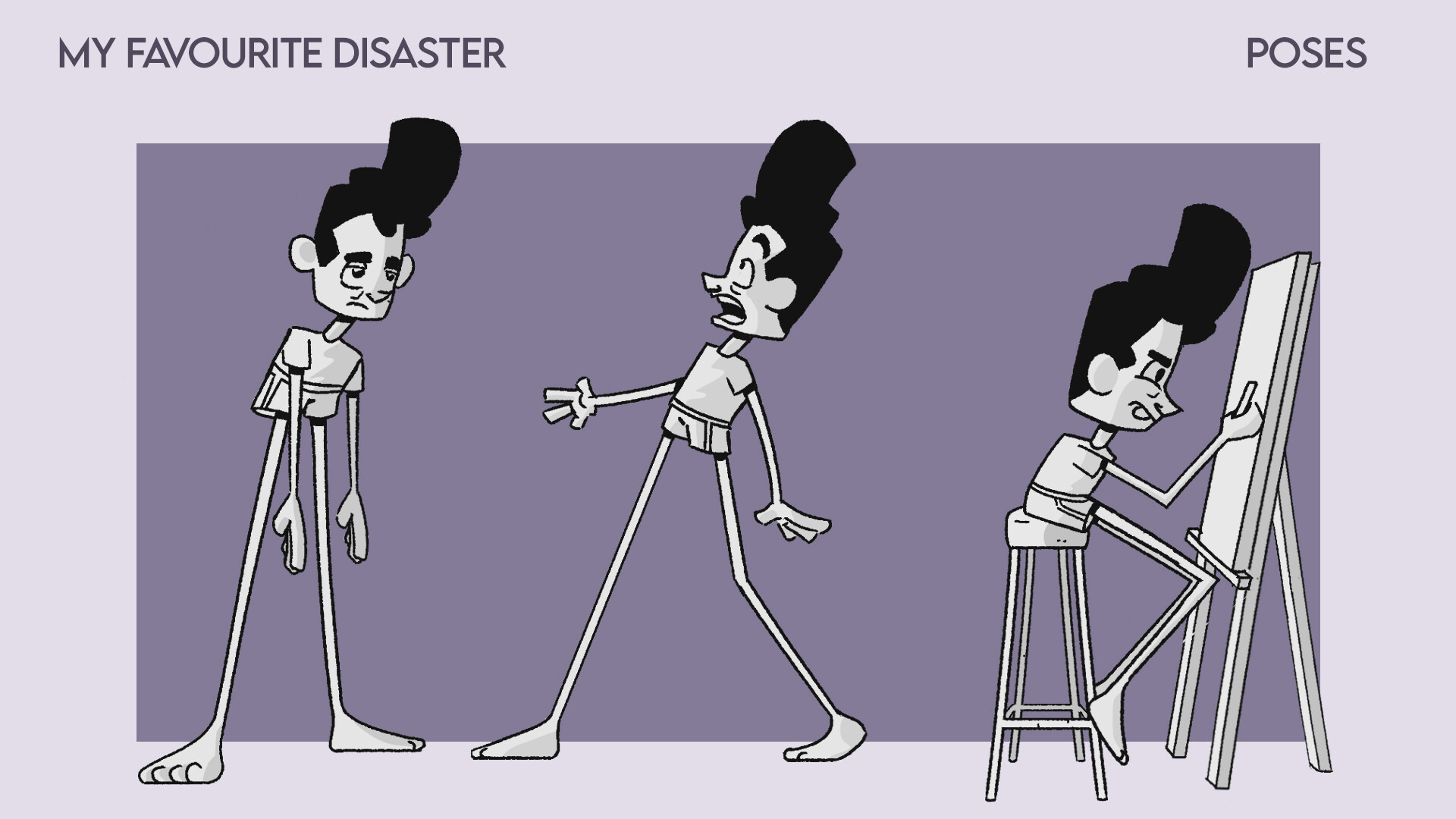 ArtStation - My Favourite Disaster - Poses and Expressions