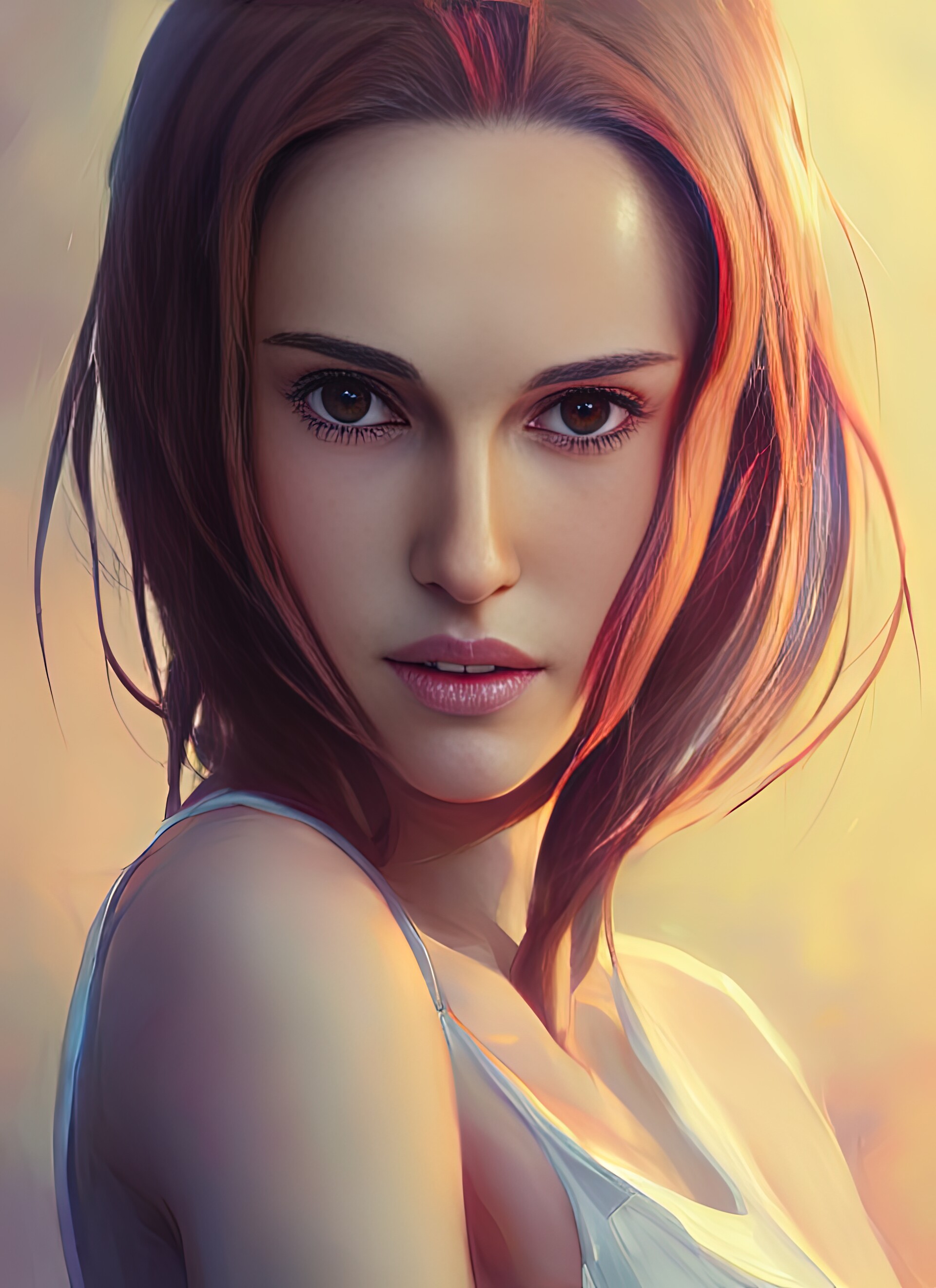 ArtStation - Natalie Portman Portrait
