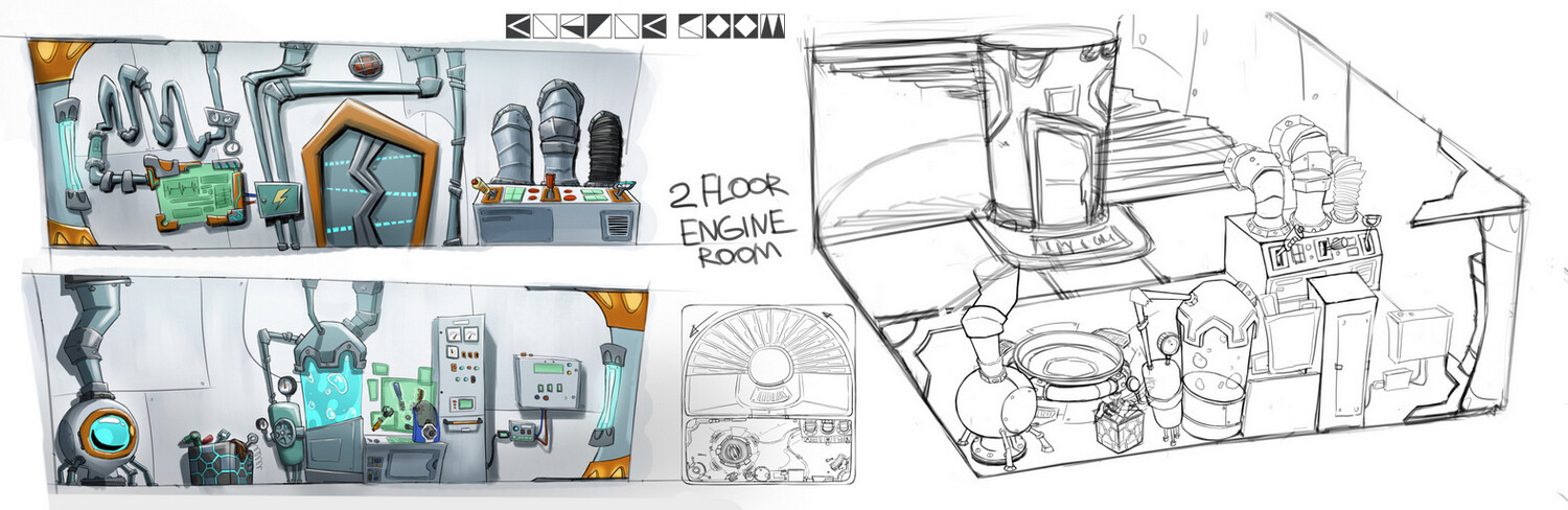 Elena Shevtsova - Zoom Boom Doom concept art | part 2