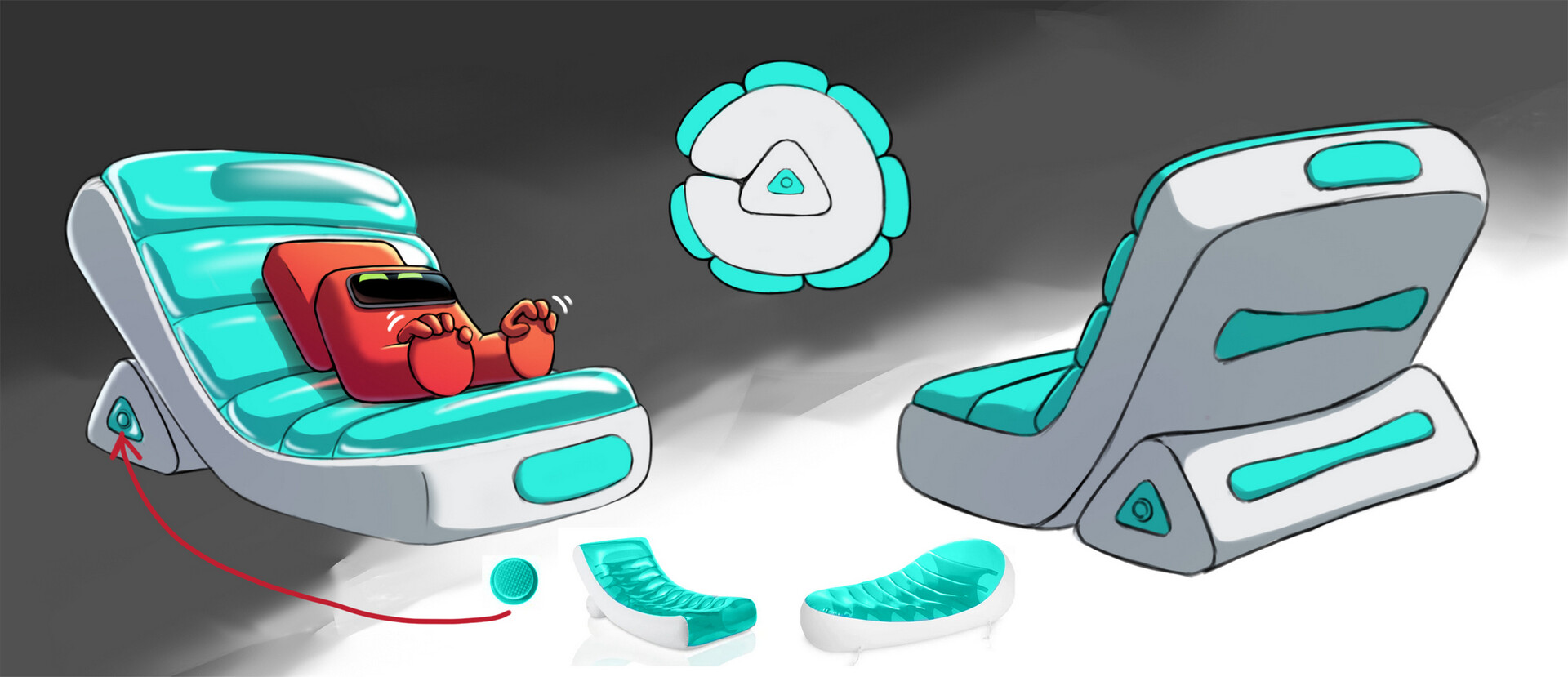 Elena Shevtsova - Zoom Boom Doom concept art | part 2