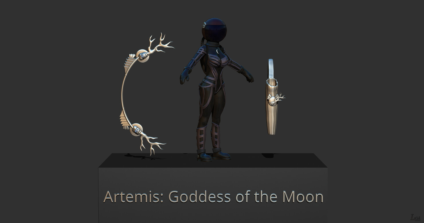 ArtStation - Moon Goddess
