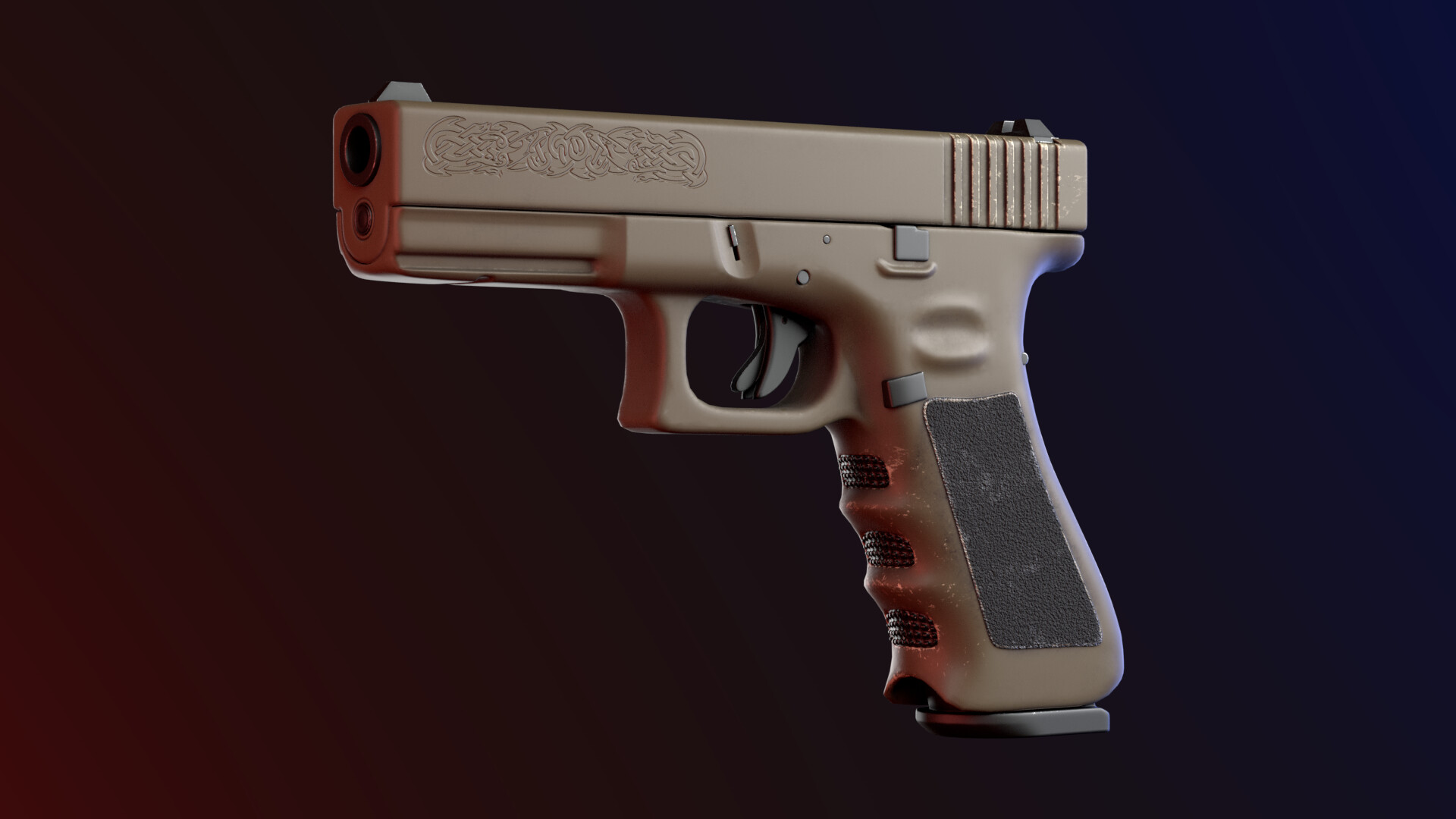 ArtStation - Custom glock-17