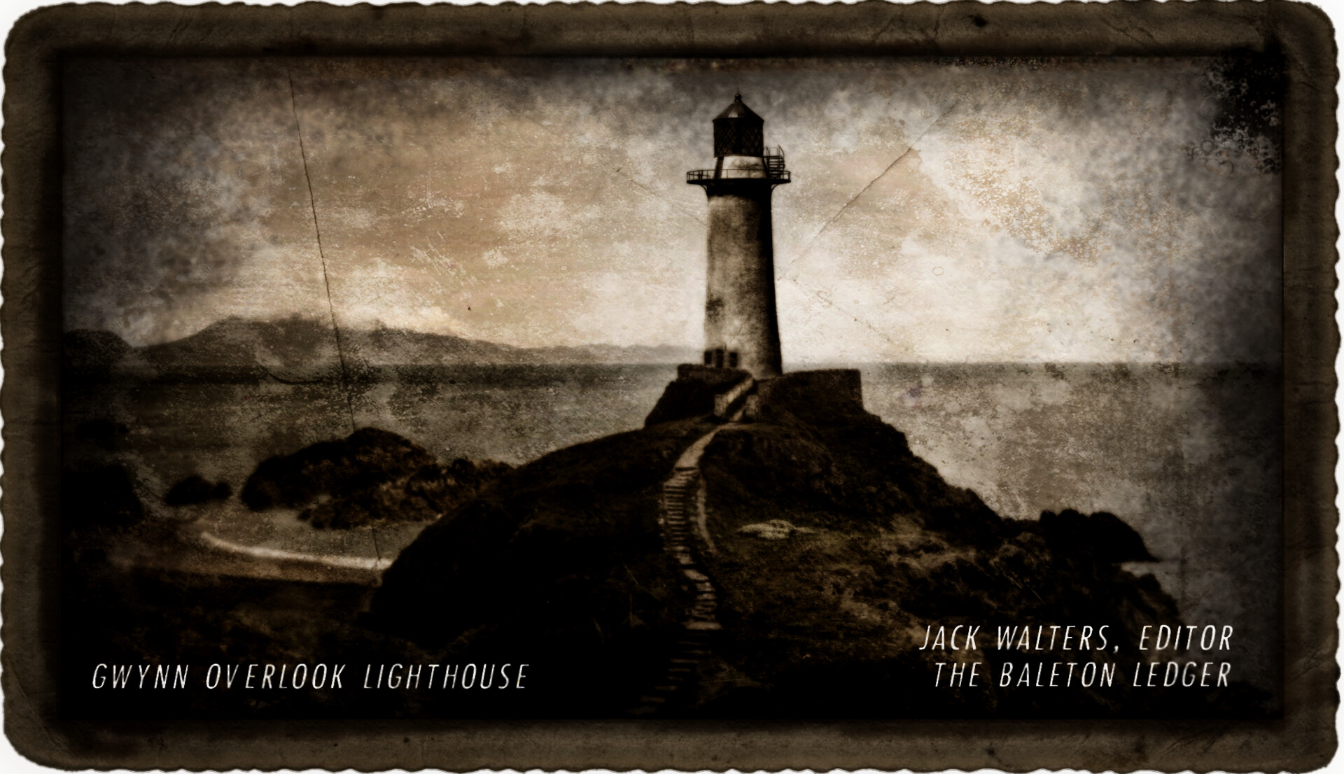 ArtStation - Lighthouse Postcard