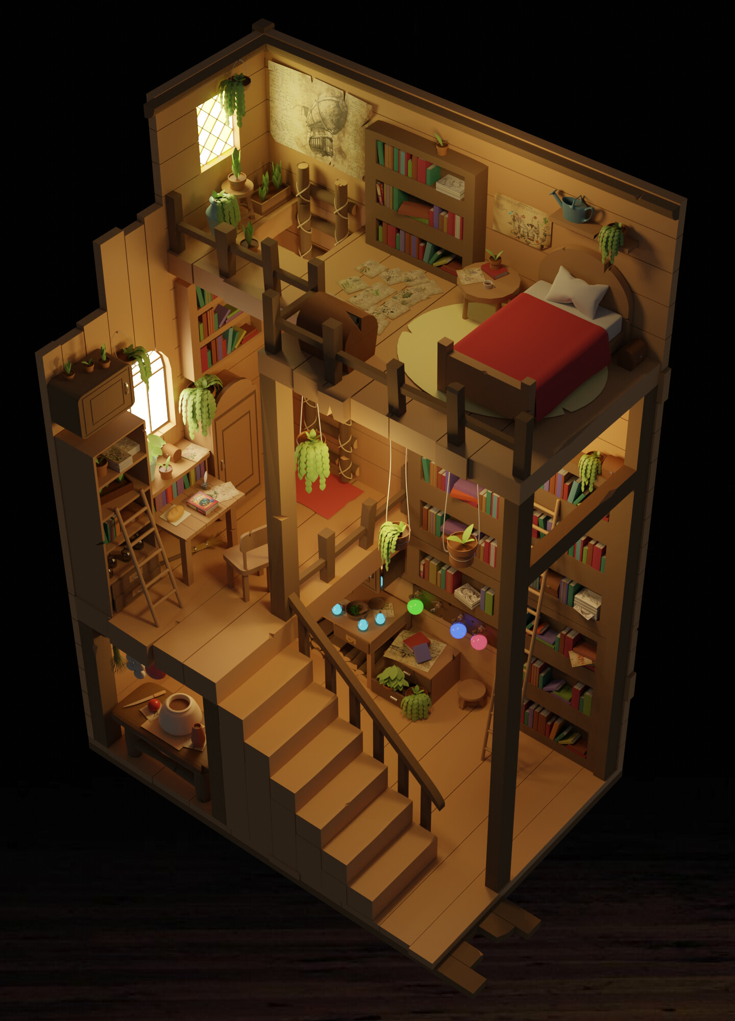 ArtStation - Low-poly house