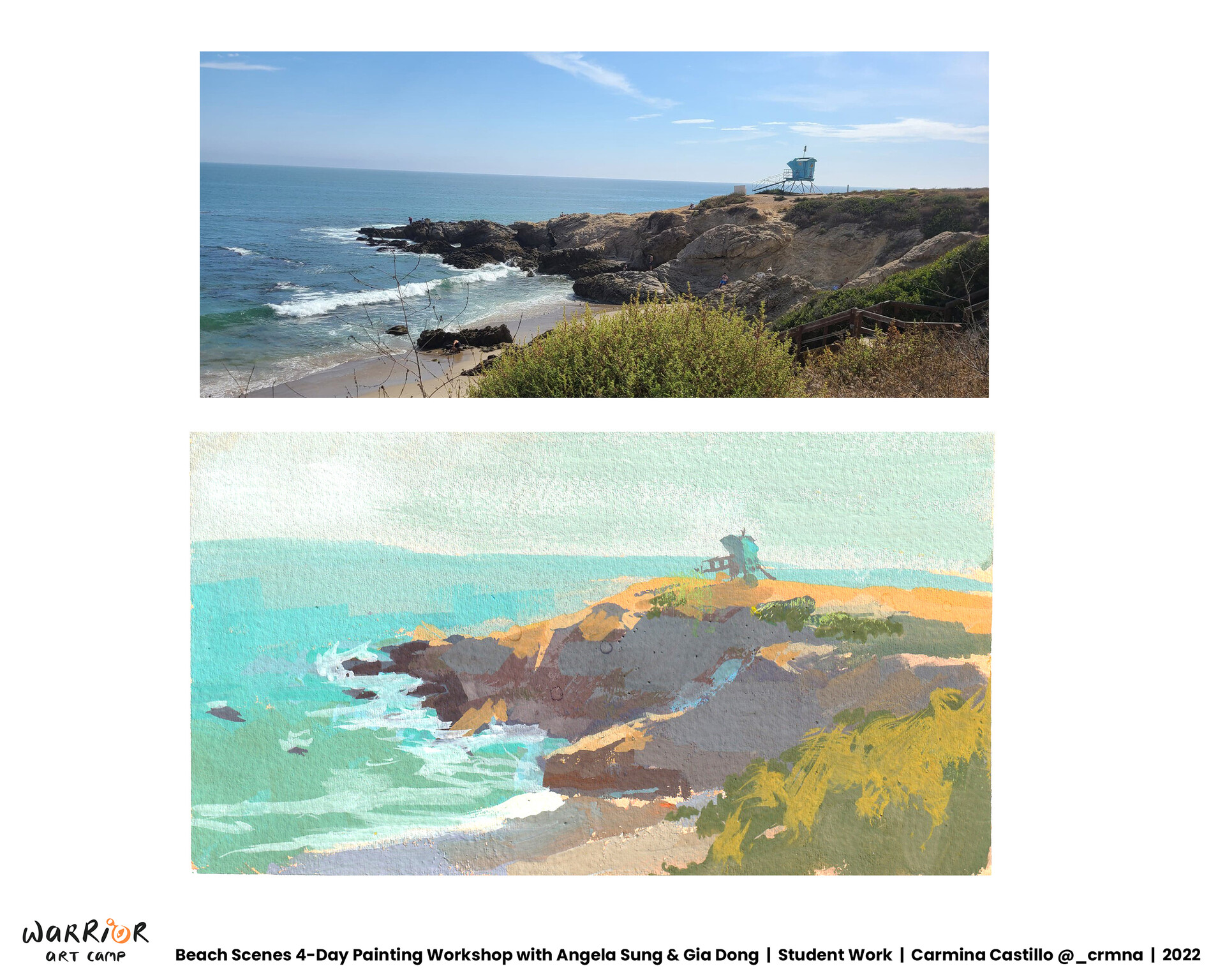ArtStation - Carmina Castillo | Beach Scenes 4-Day Painting Workshop ...