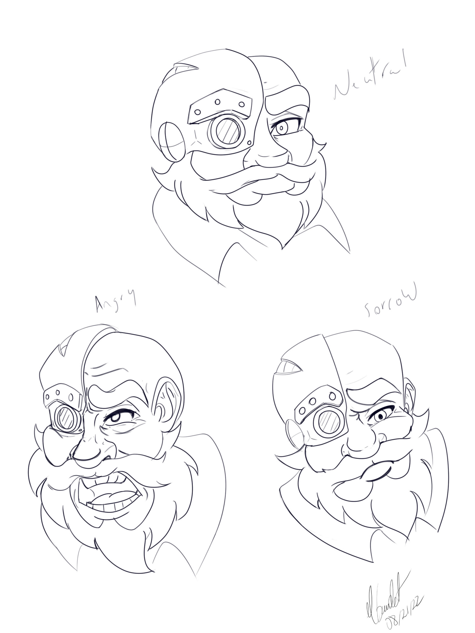 Michelle Gaudet - Original Character Concept Art: Jethro Mason