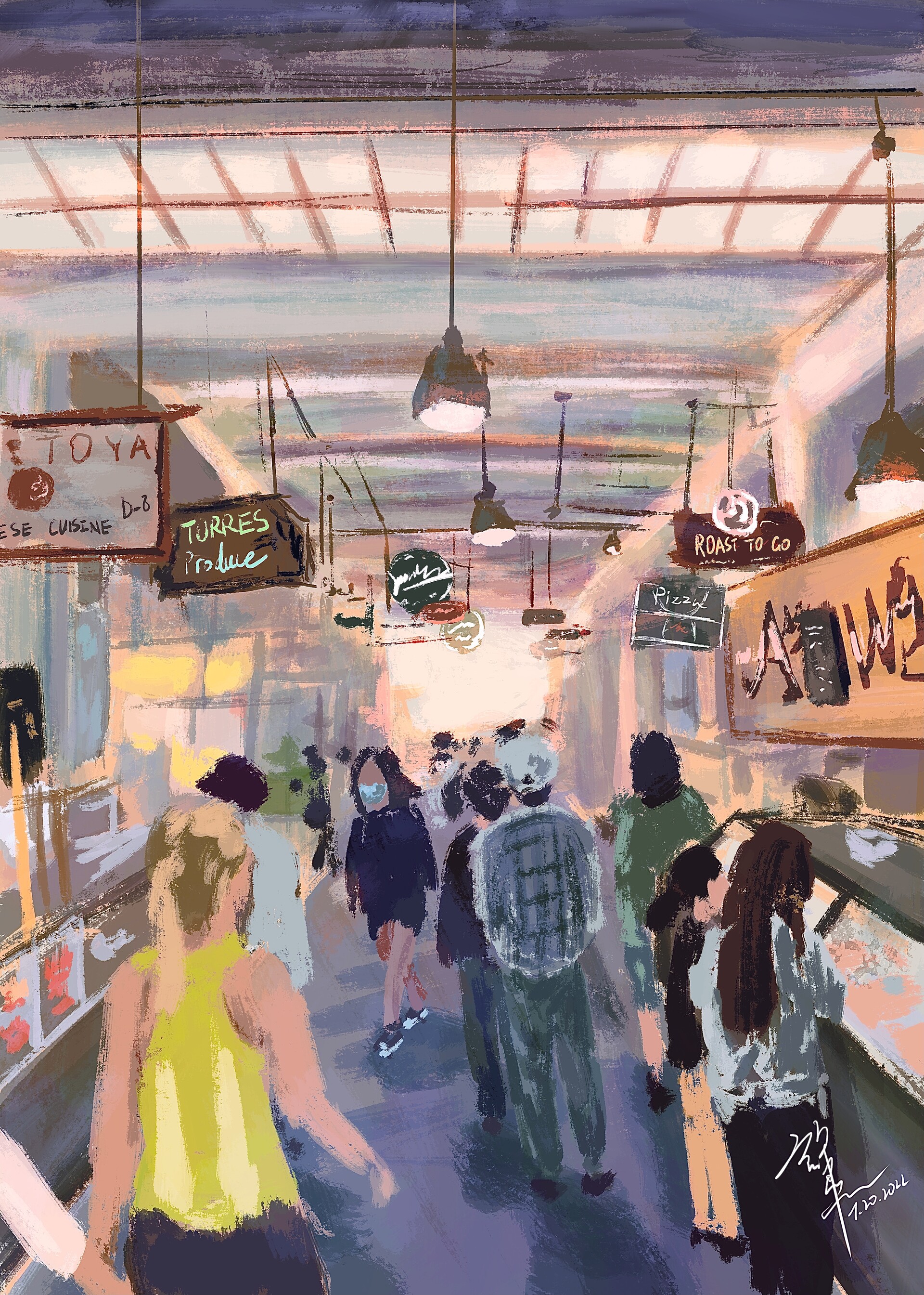 ArtStation - Color Study 2: Central Market