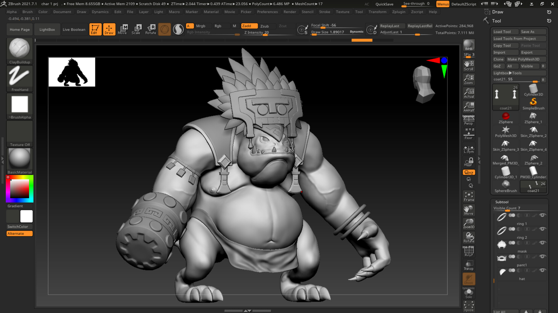 ArtStation - Character ZBrush Study