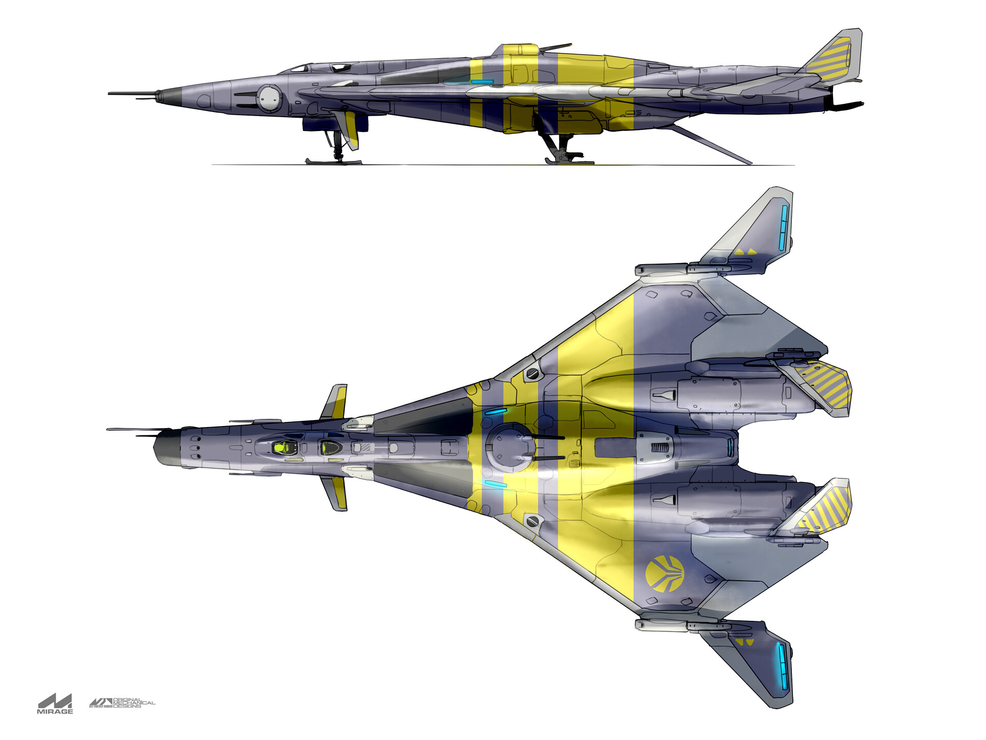 AST21 - MIRAGE ARF-12 'Astrantia' Heavy orbital fighter