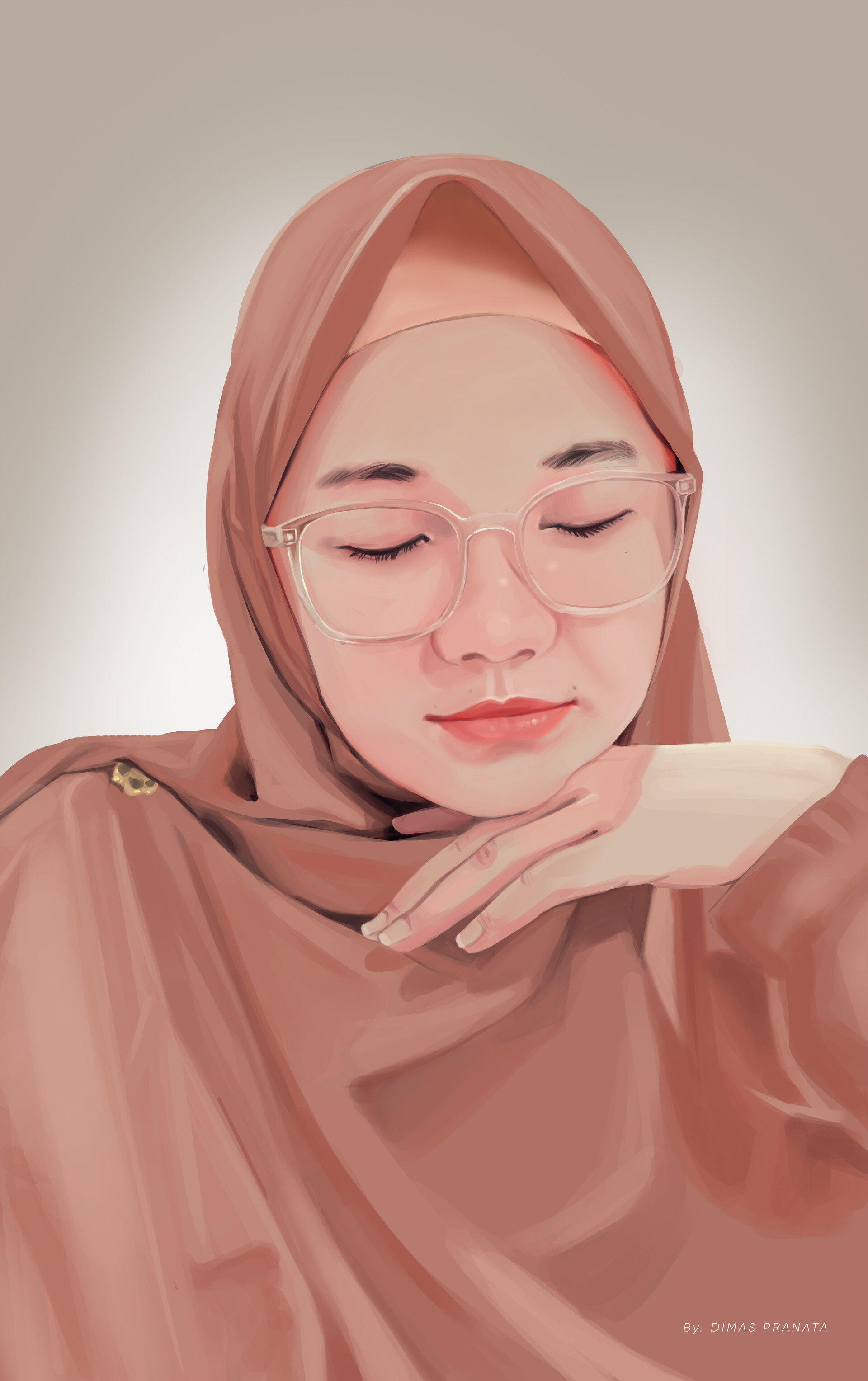 ArtStation - Portrait painting study