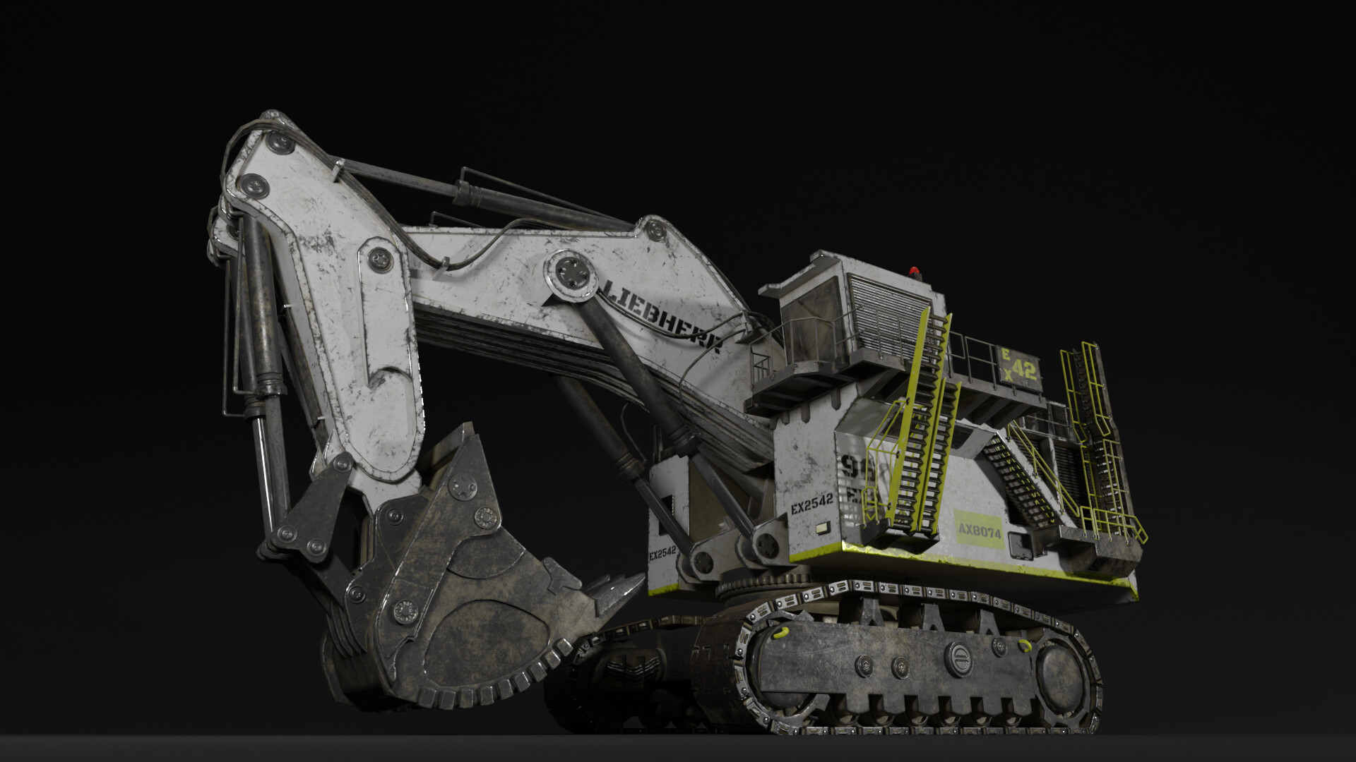 ArtStation - Excavator Liebherr 9600