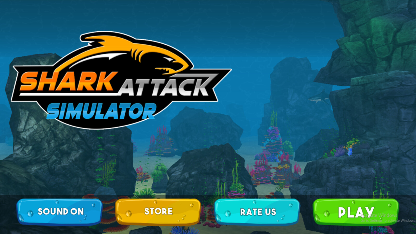 Nagsen Waghmare - Shark_Attack_Game_UI