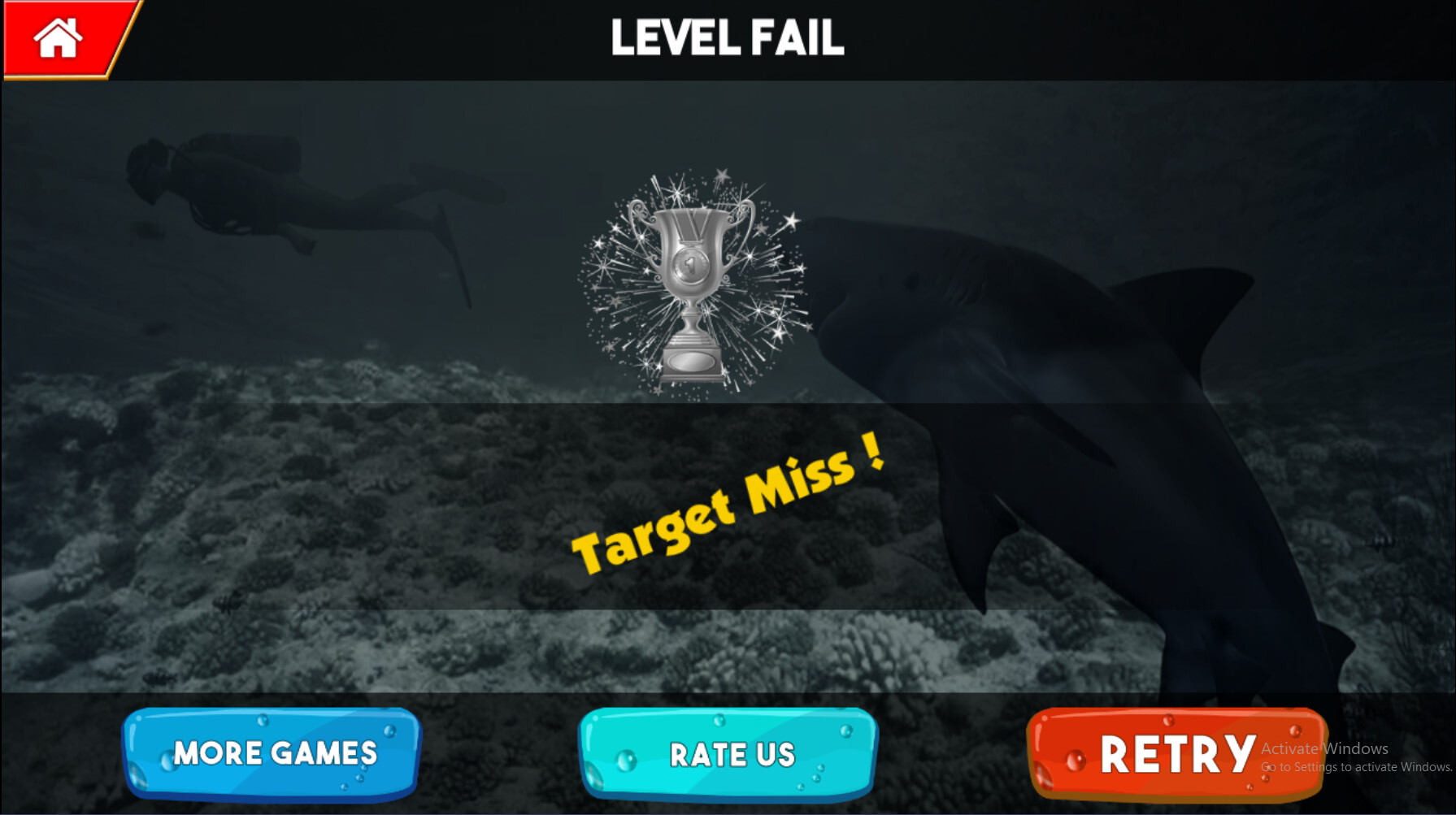 Nagsen Waghmare - Shark_Attack_Game_UI