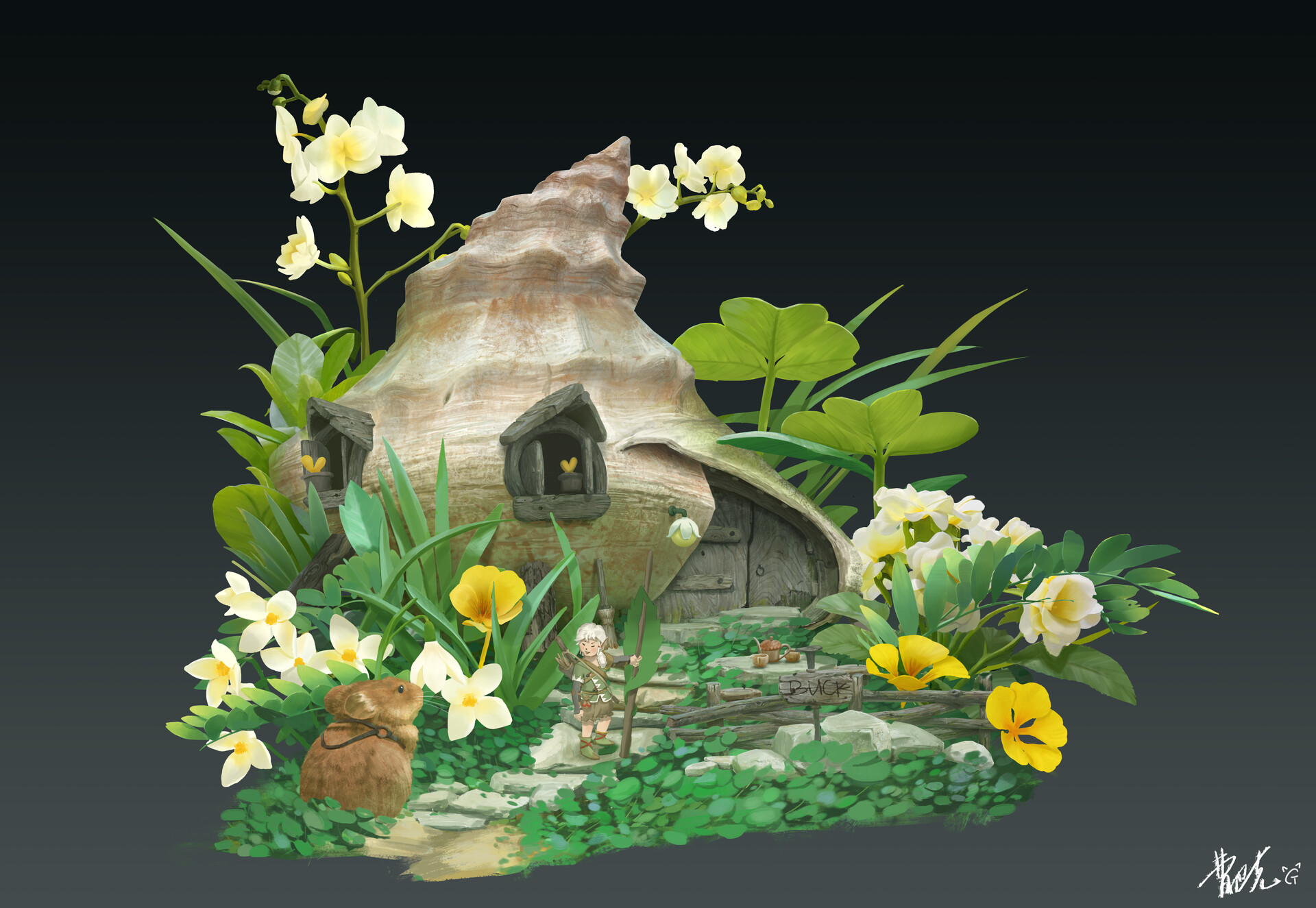 ArtStation - Microcosm-Conch House