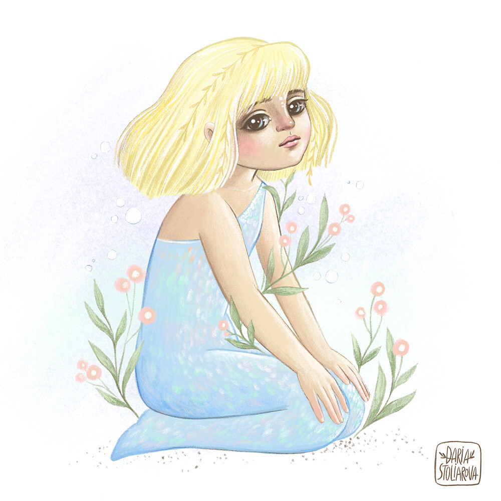 ArtStation - Girl-mermaid